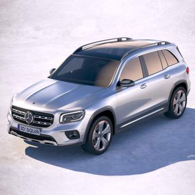 Mercedes-Benz GLB 2020 3D Model by SQUIR