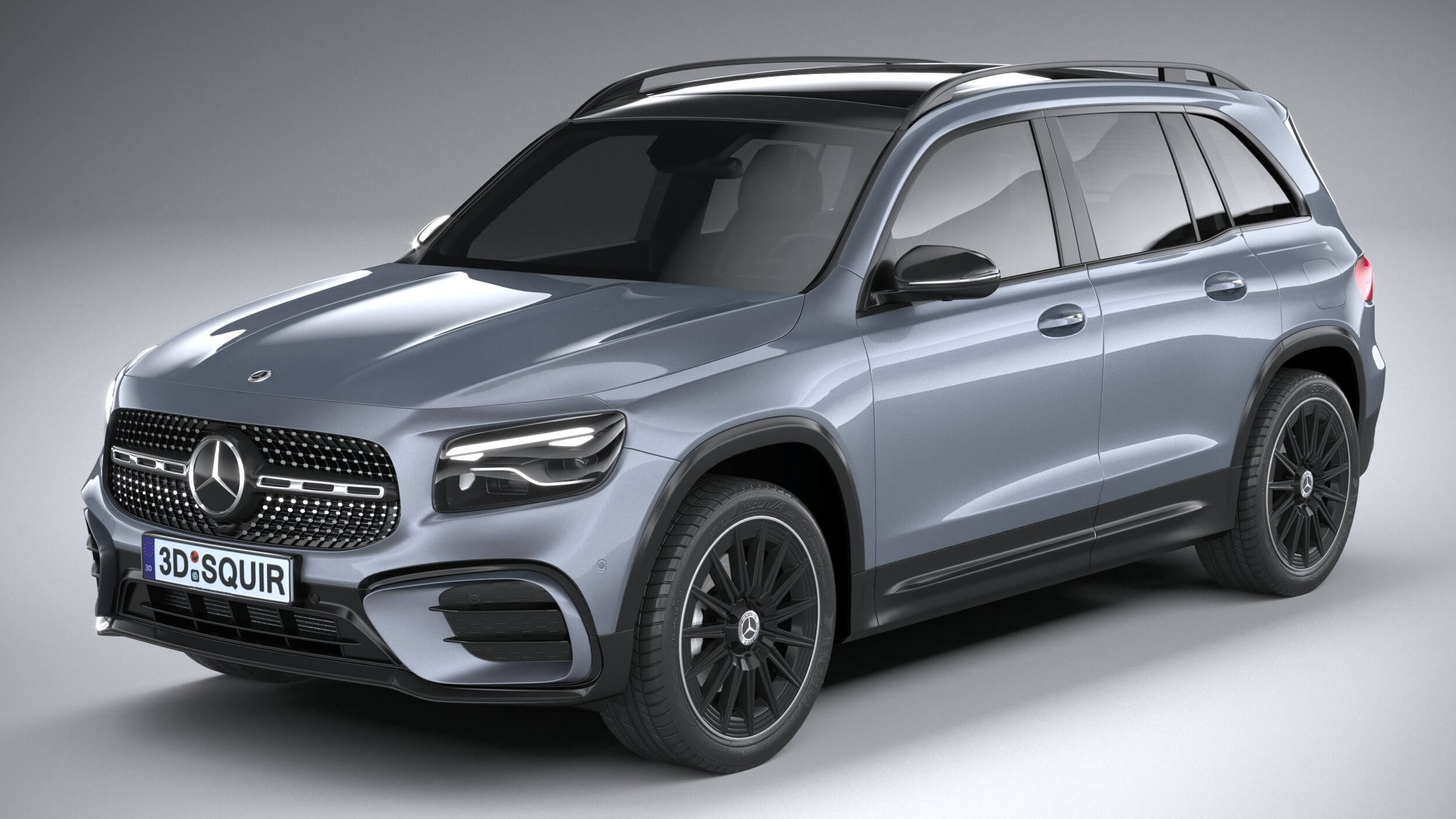 Mercedes-Benz GLB 2024 3D Model by SQUIR