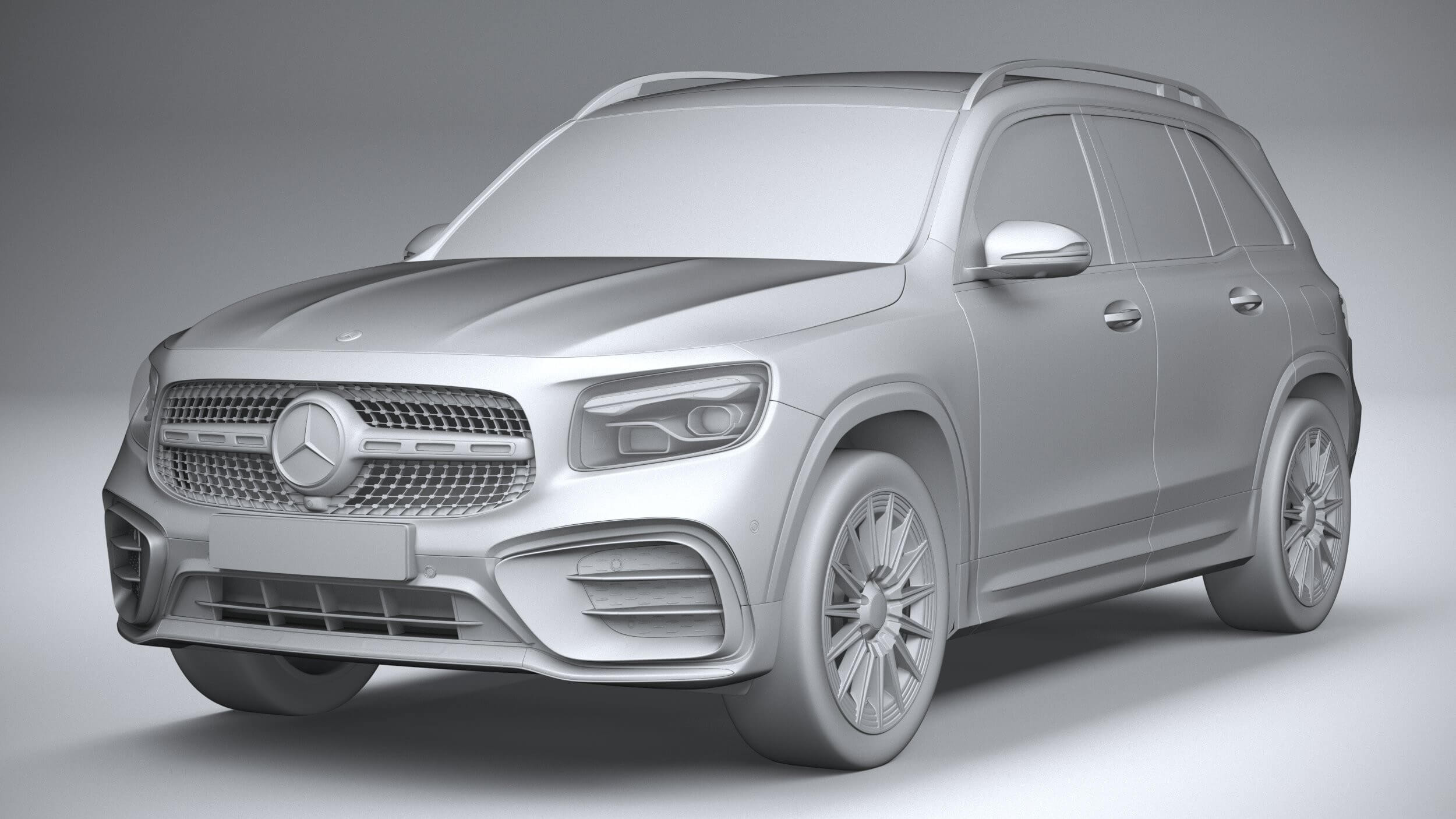 Mercedes-Benz GLB 2024 3D Model by SQUIR