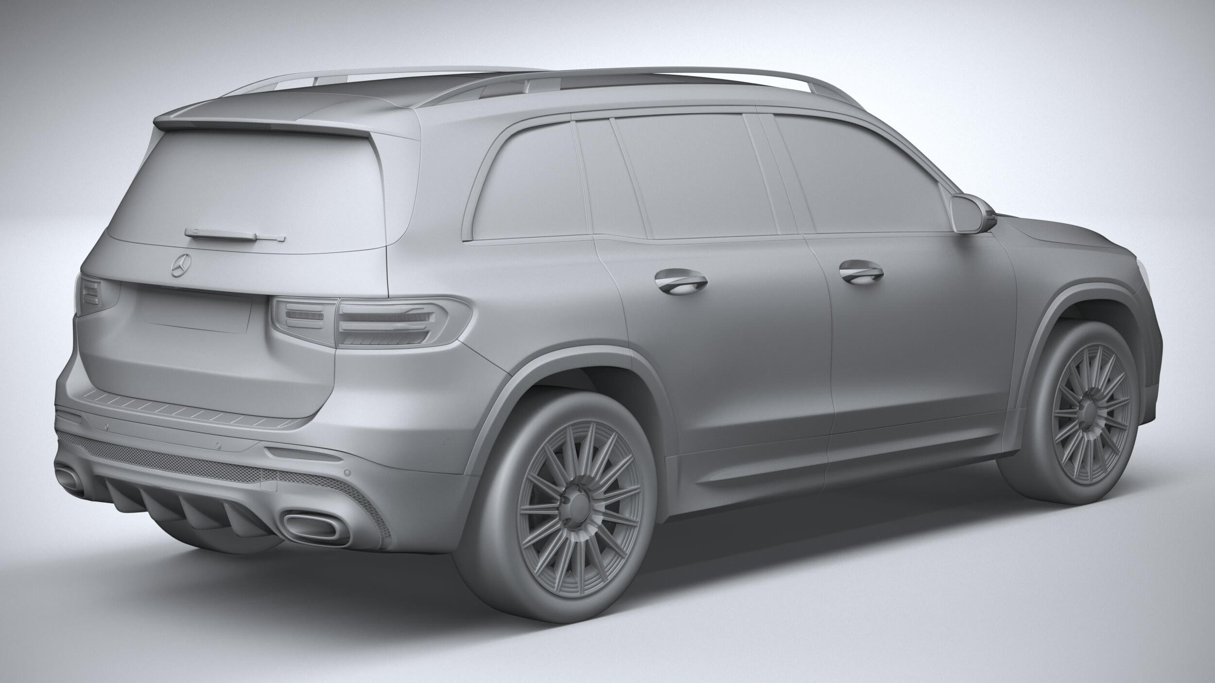 Mercedes-Benz GLB 2024 3D Model by SQUIR