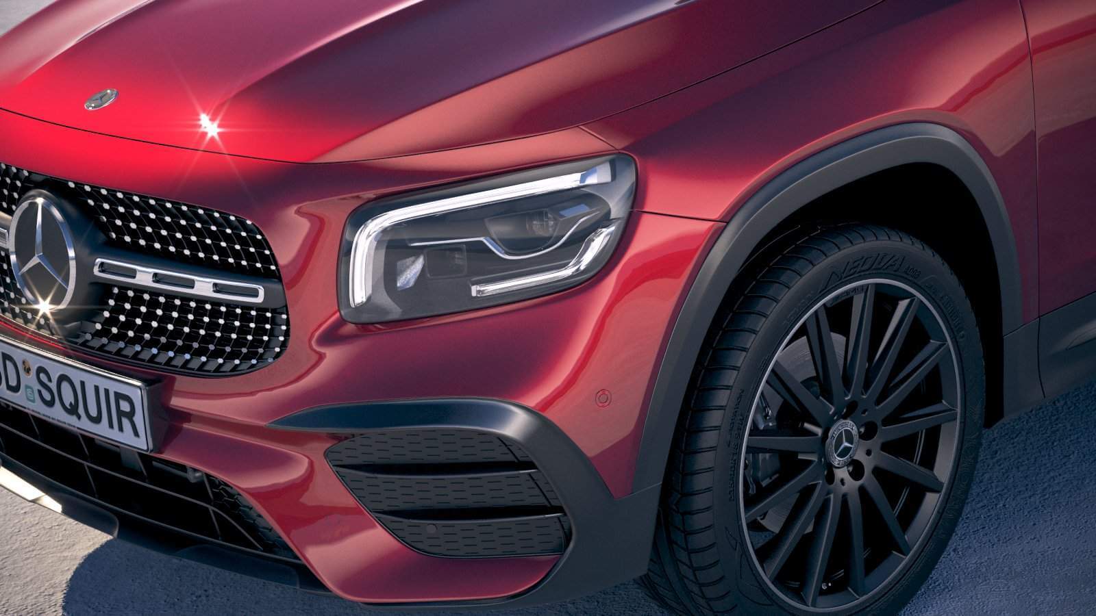 Mercedes-Benz GLB AMG 2020 3D Model by SQUIR