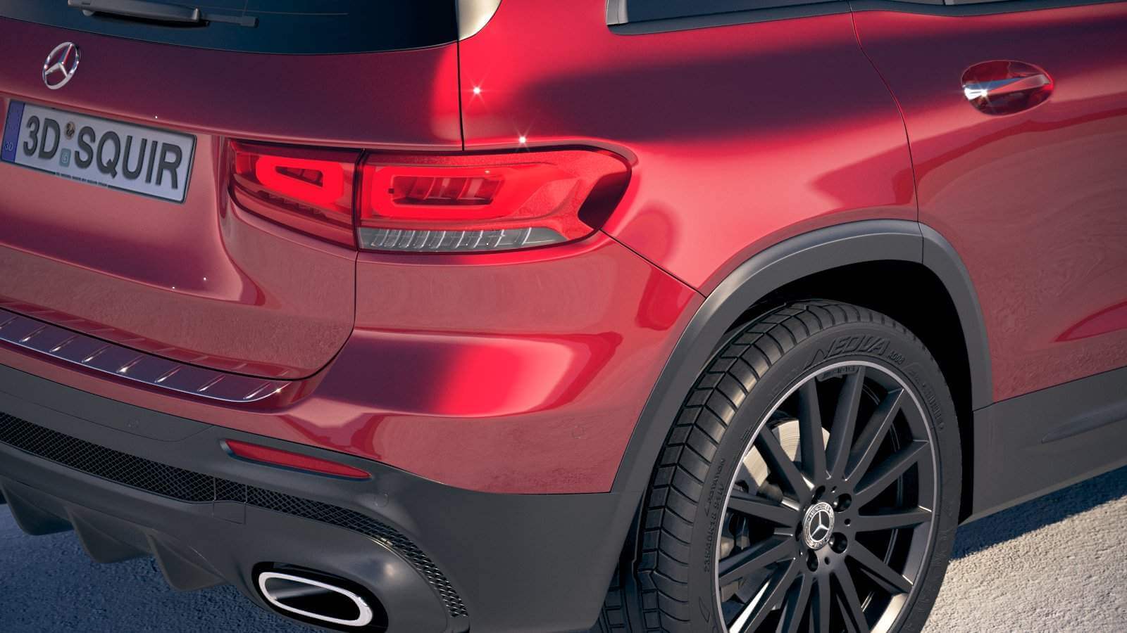 Mercedes-Benz GLB AMG 2020 3D Model by SQUIR