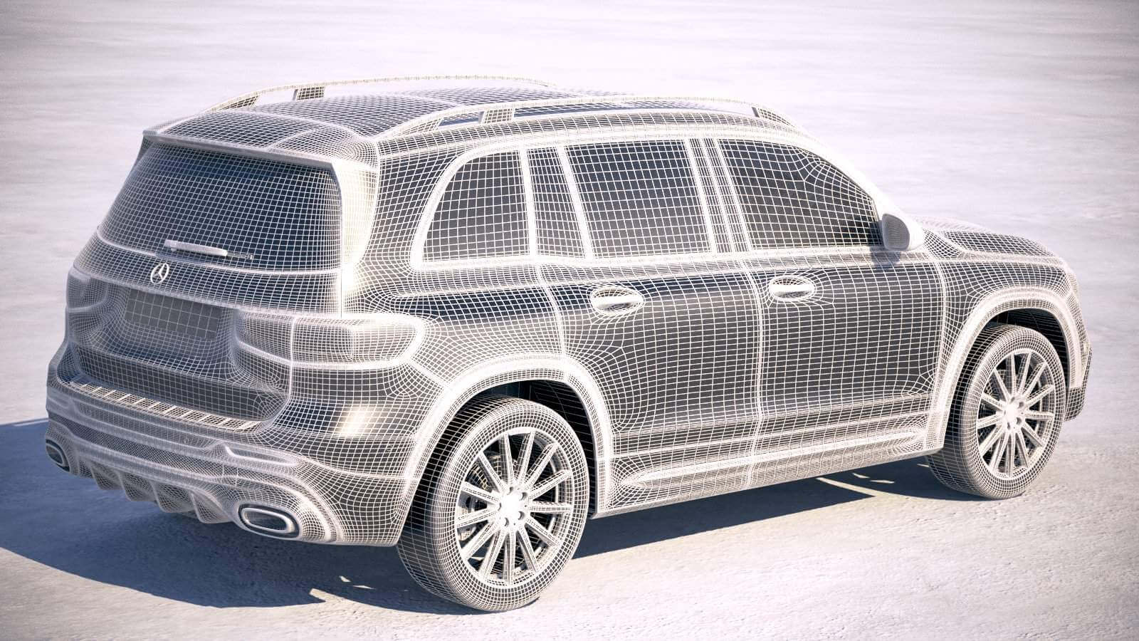 Mercedes-Benz GLB AMG 2020 3D Model by SQUIR