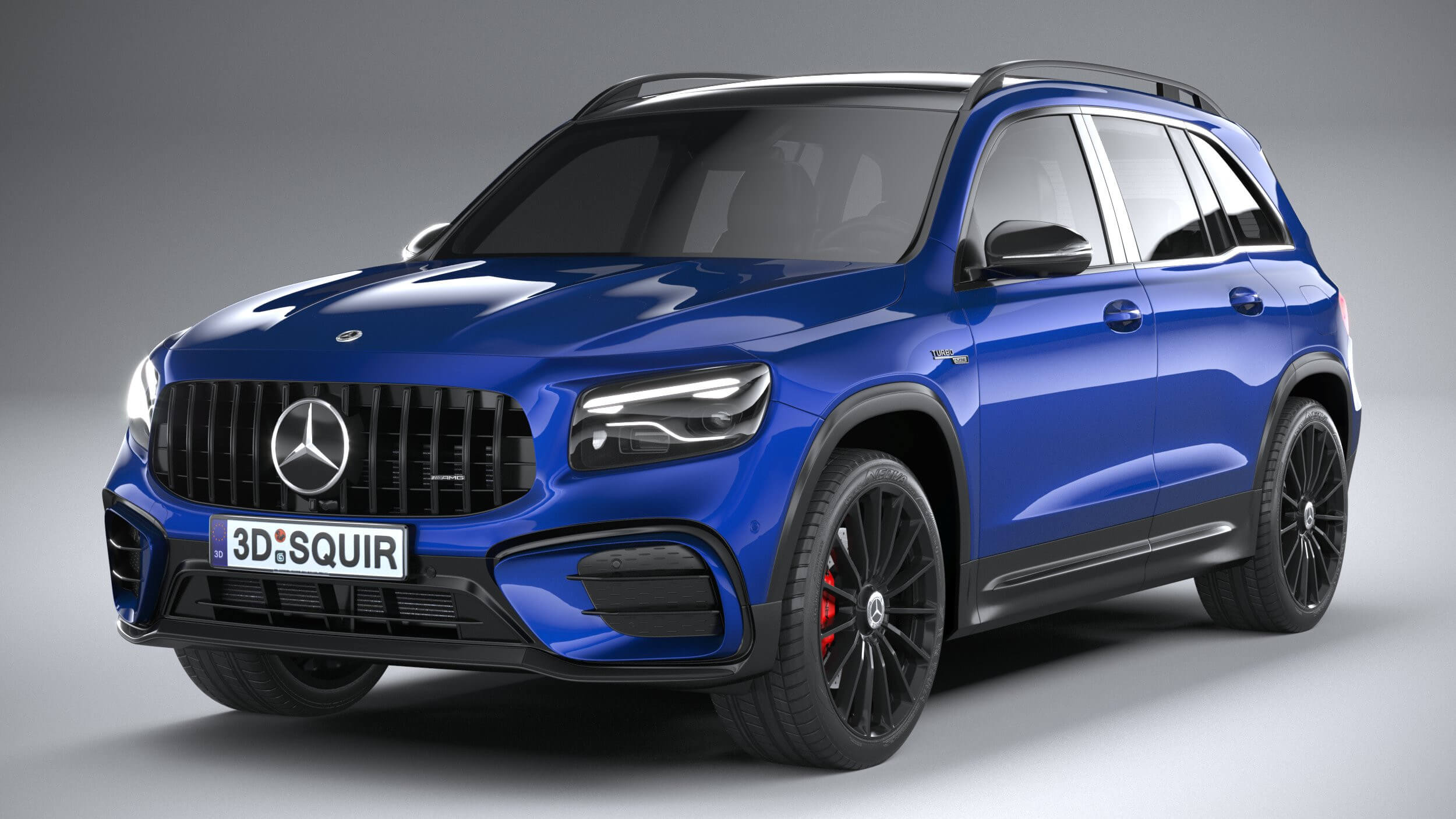 Mercedes-Benz GLB35 AMG 2024 3D Model by SQUIR
