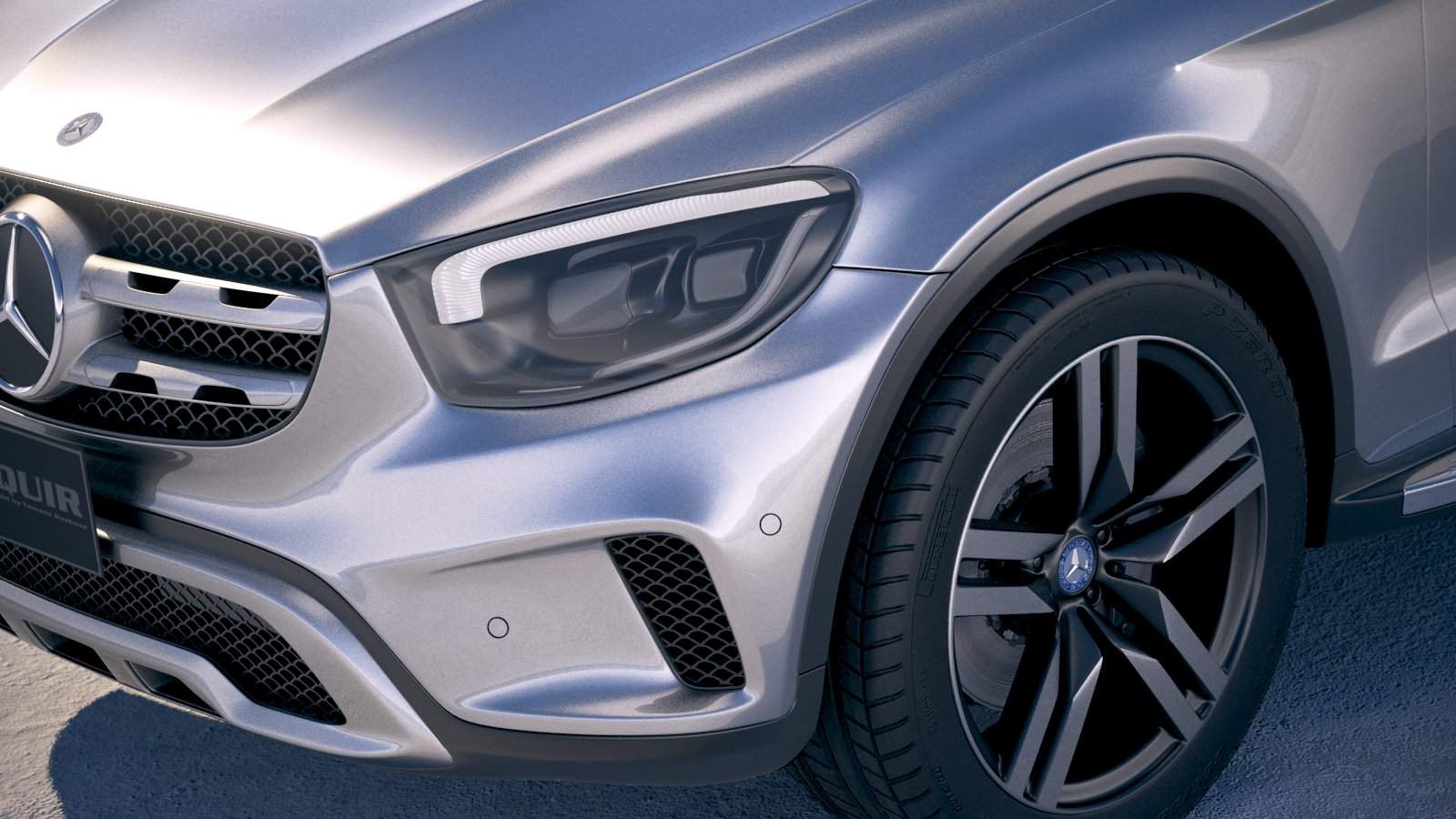 Mercedes-Benz GLC 2020 3D Model by SQUIR