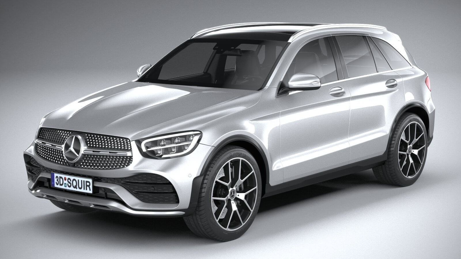 Mercedes-Benz GLC AMG 2020 3D Model by SQUIR