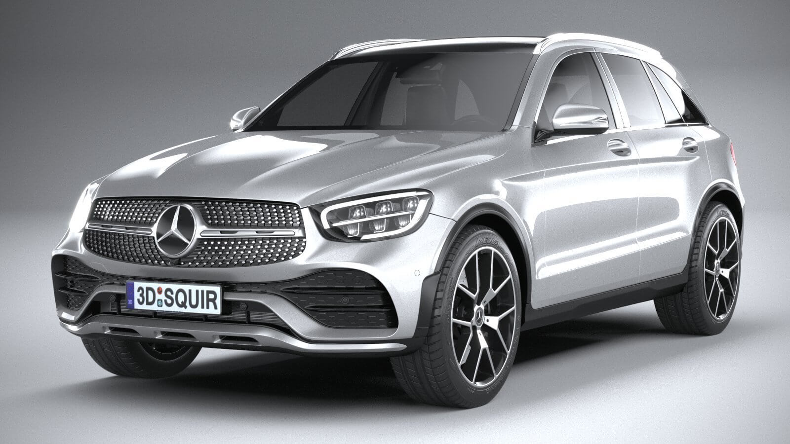 Mercedes-Benz GLC AMG 2020 3D Model by SQUIR