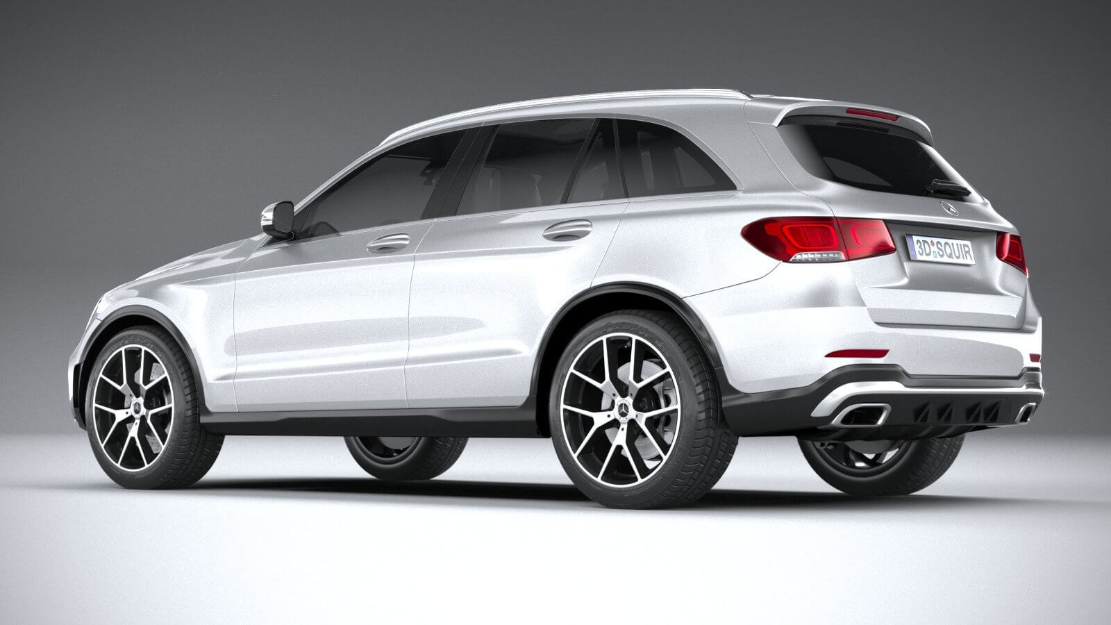 Mercedes-Benz GLC AMG 2020 3D Model by SQUIR