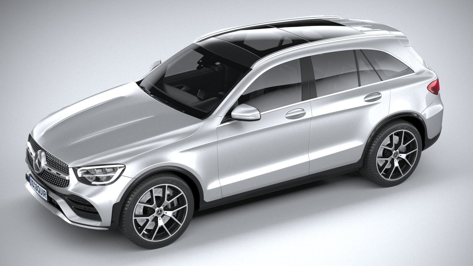 Mercedes-Benz GLC AMG 2020 3D Model by SQUIR