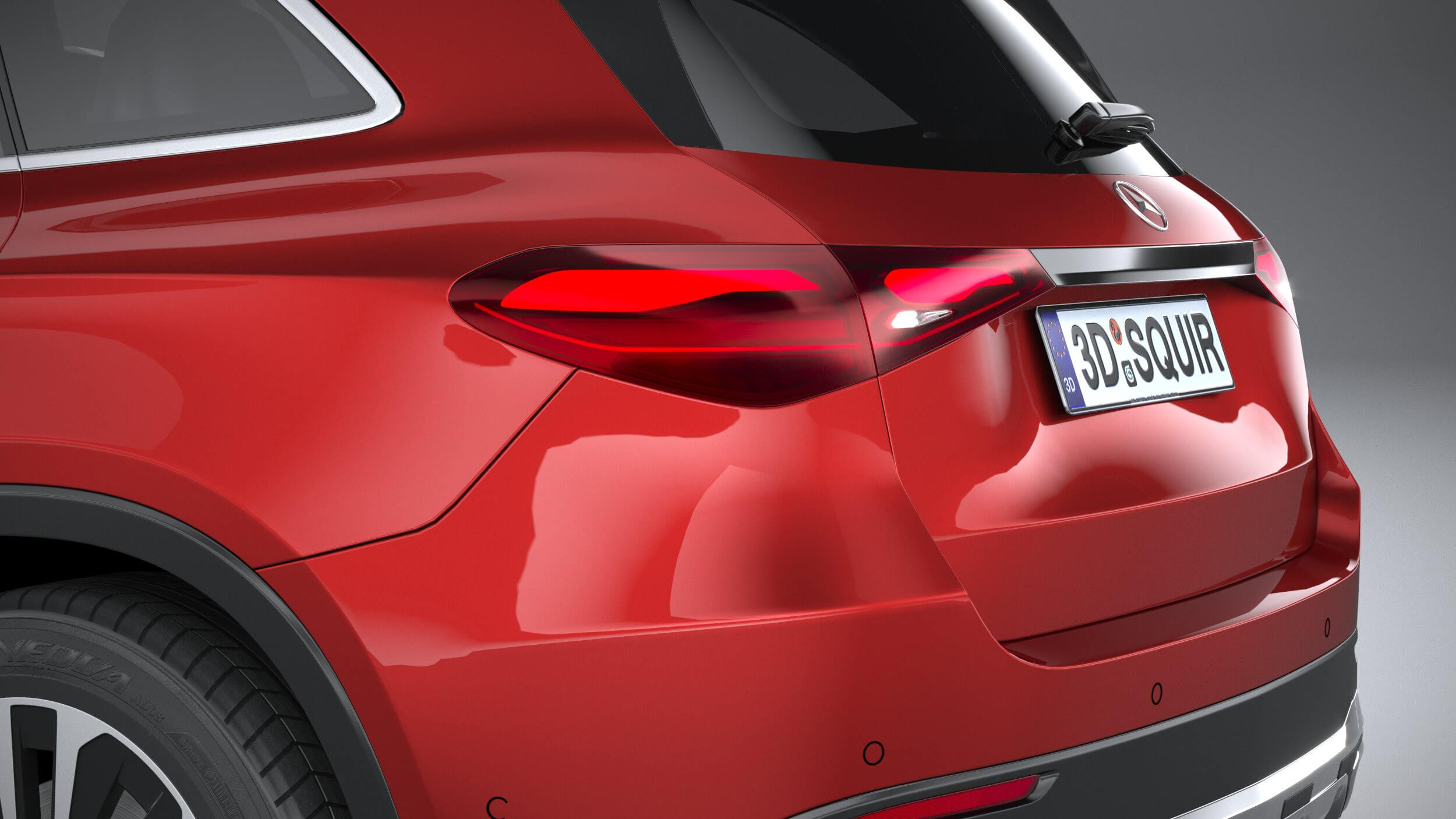 Mercedes-Benz GLC Basic 2023 3D Model by SQUIR