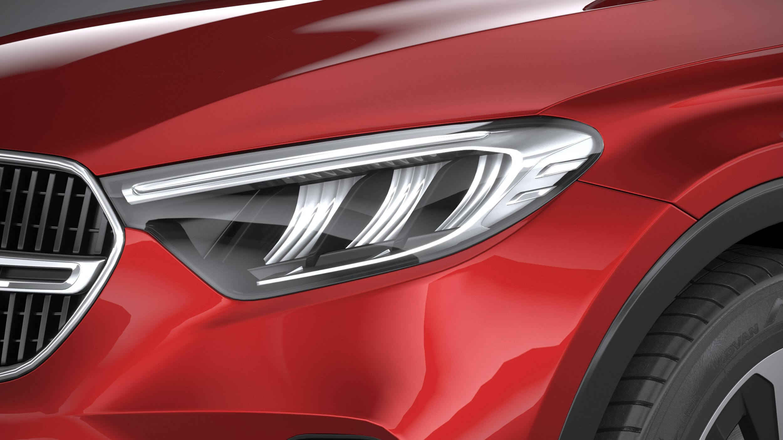 Mercedes-Benz GLC Basic 2023 3D Model by SQUIR