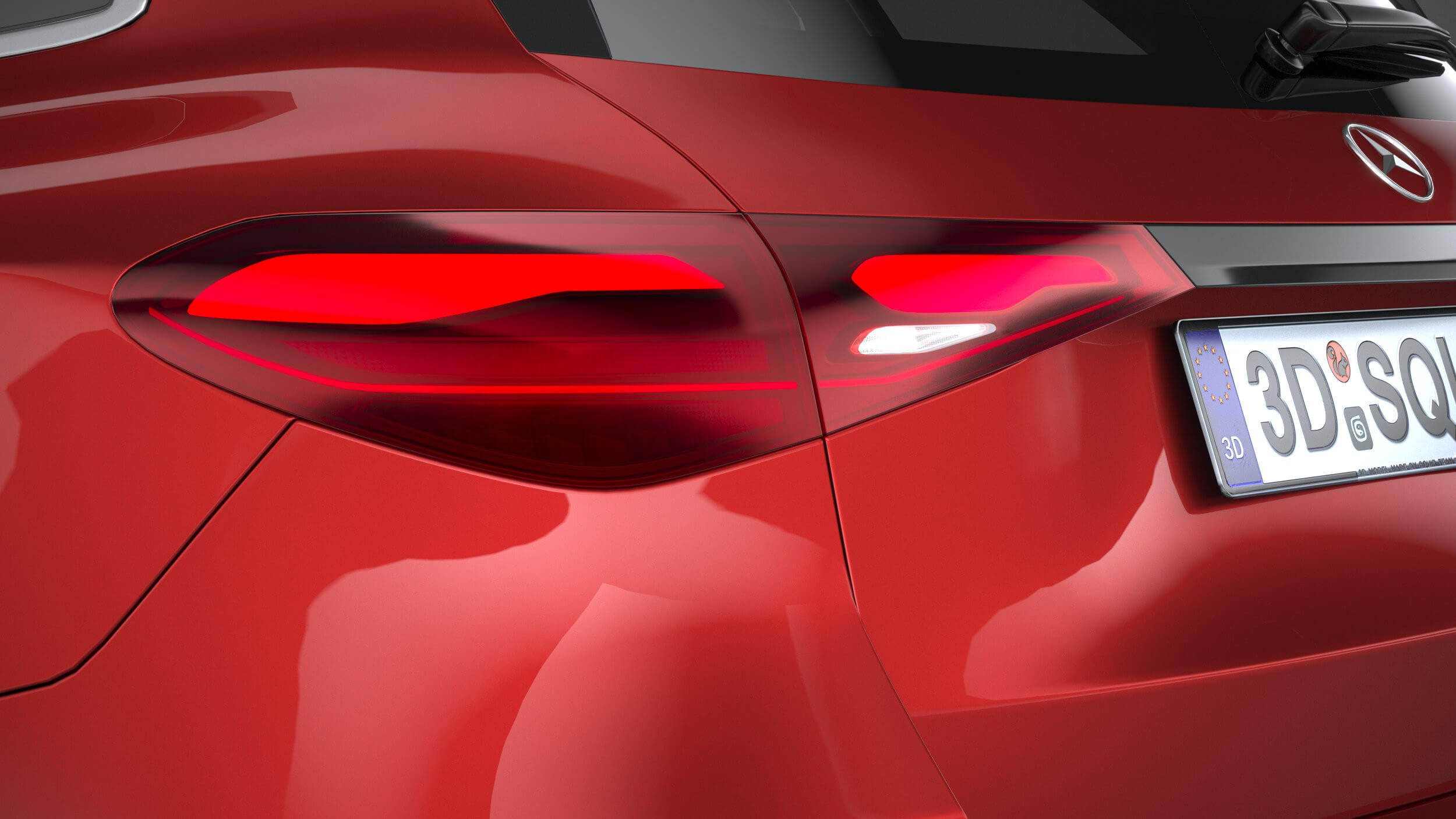 Mercedes-Benz GLC Basic 2023 3D Model by SQUIR