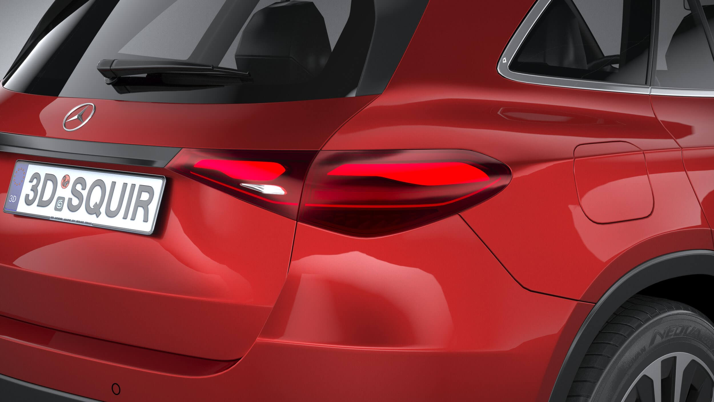 Mercedes-Benz GLC Basic 2023 3D Model by SQUIR