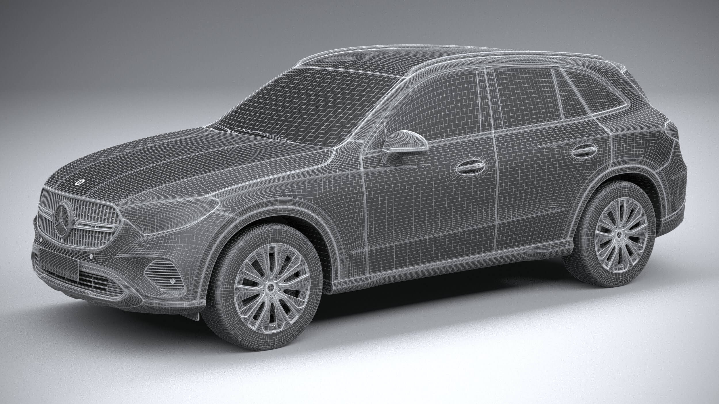 Mercedes-Benz GLC Basic 2023 3D Model by SQUIR