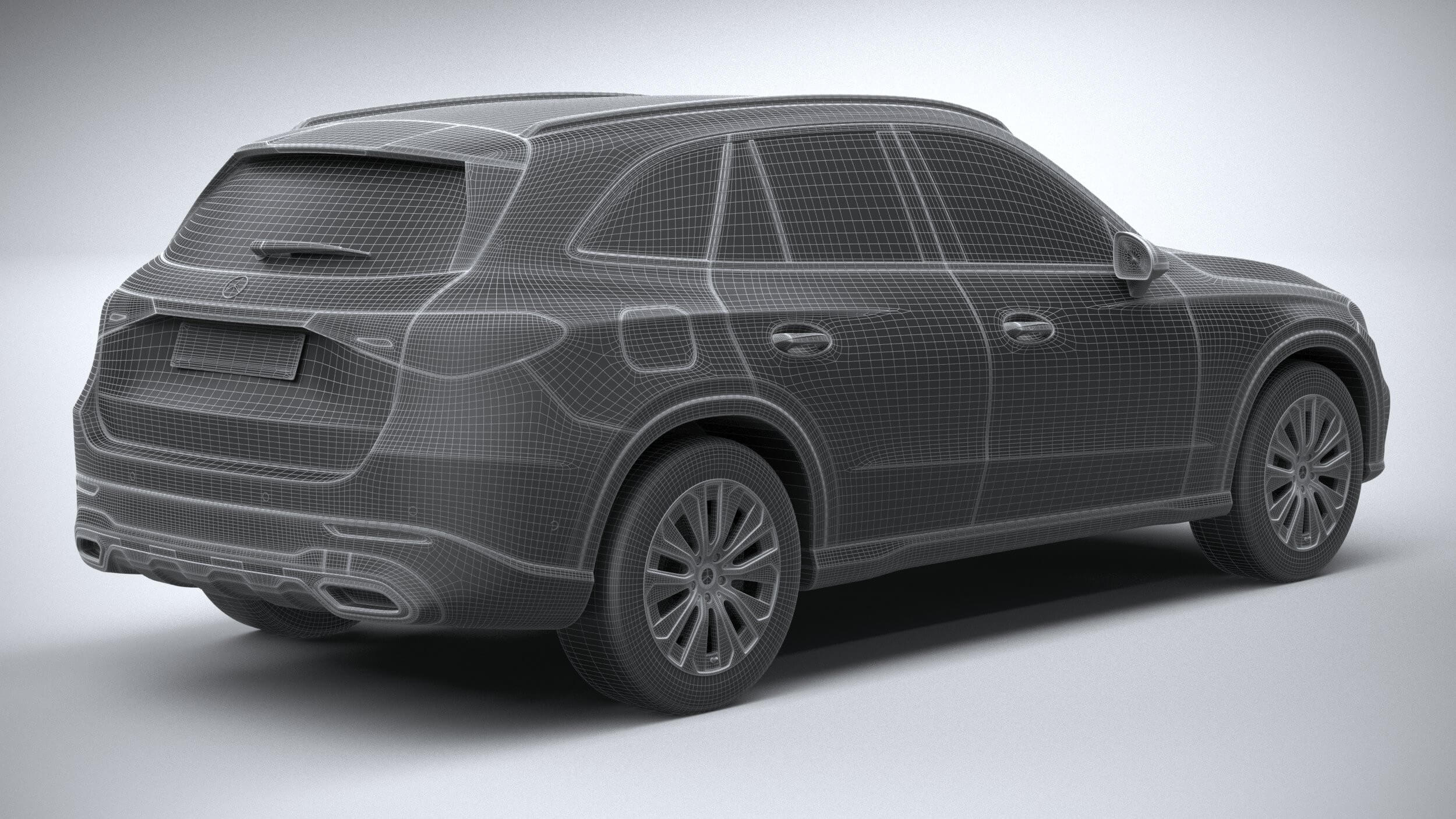 Mercedes-Benz GLC Basic 2023 3D Model by SQUIR