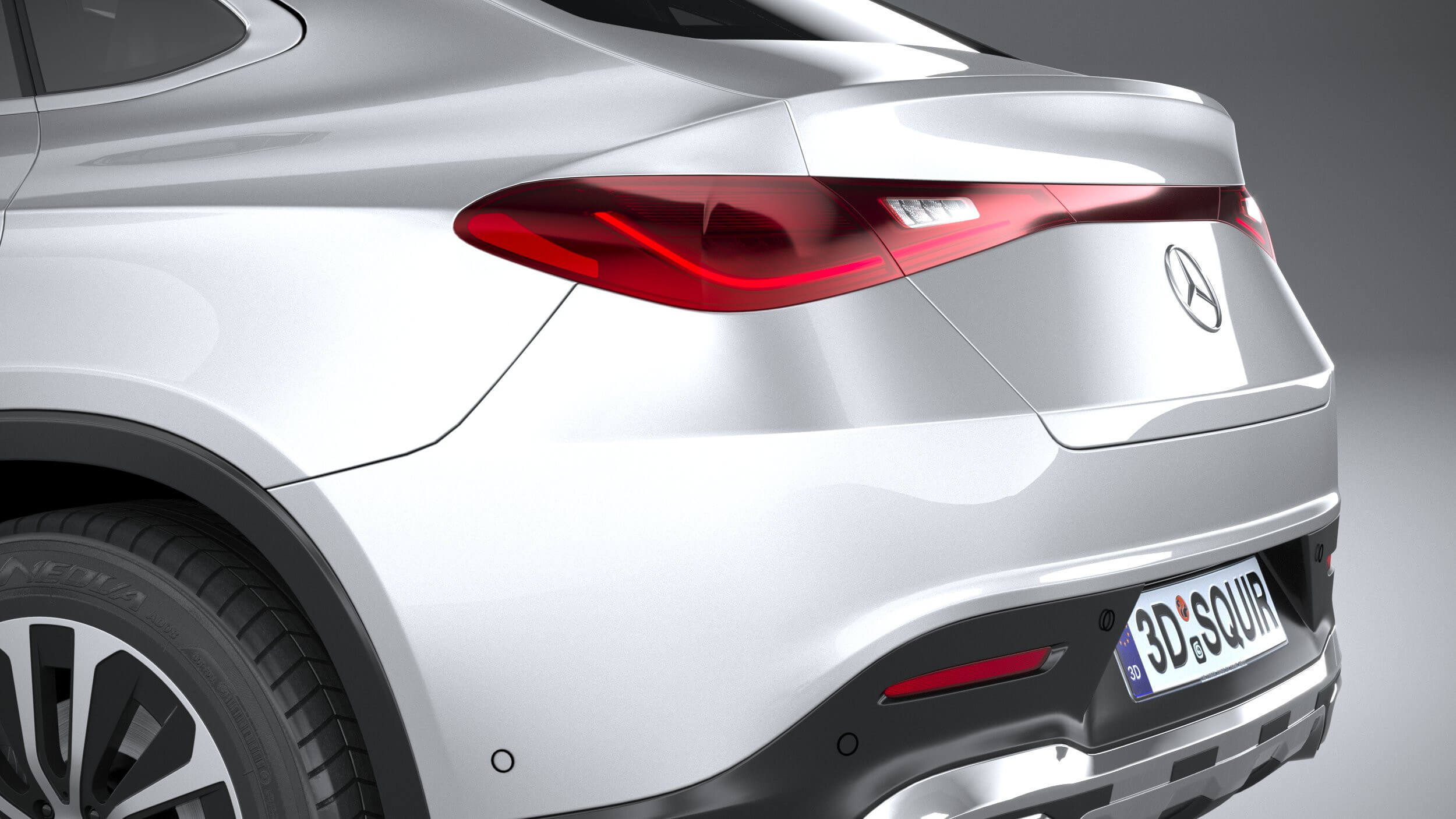 Mercedes-Benz GLC Coupe Basic 2024 3D Model by SQUIR