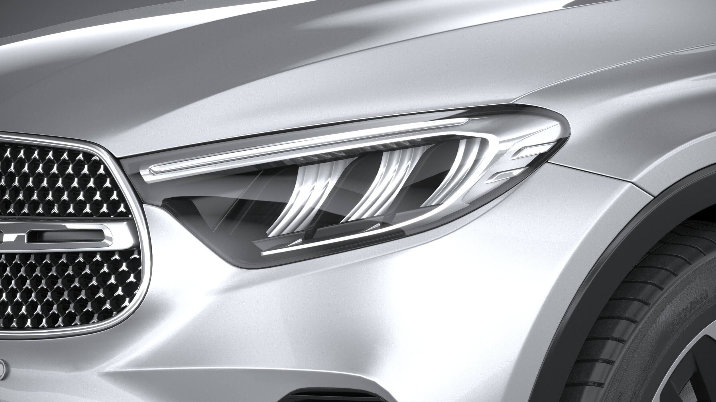 Mercedes-Benz GLC Coupe Basic 2024 3D Model by SQUIR