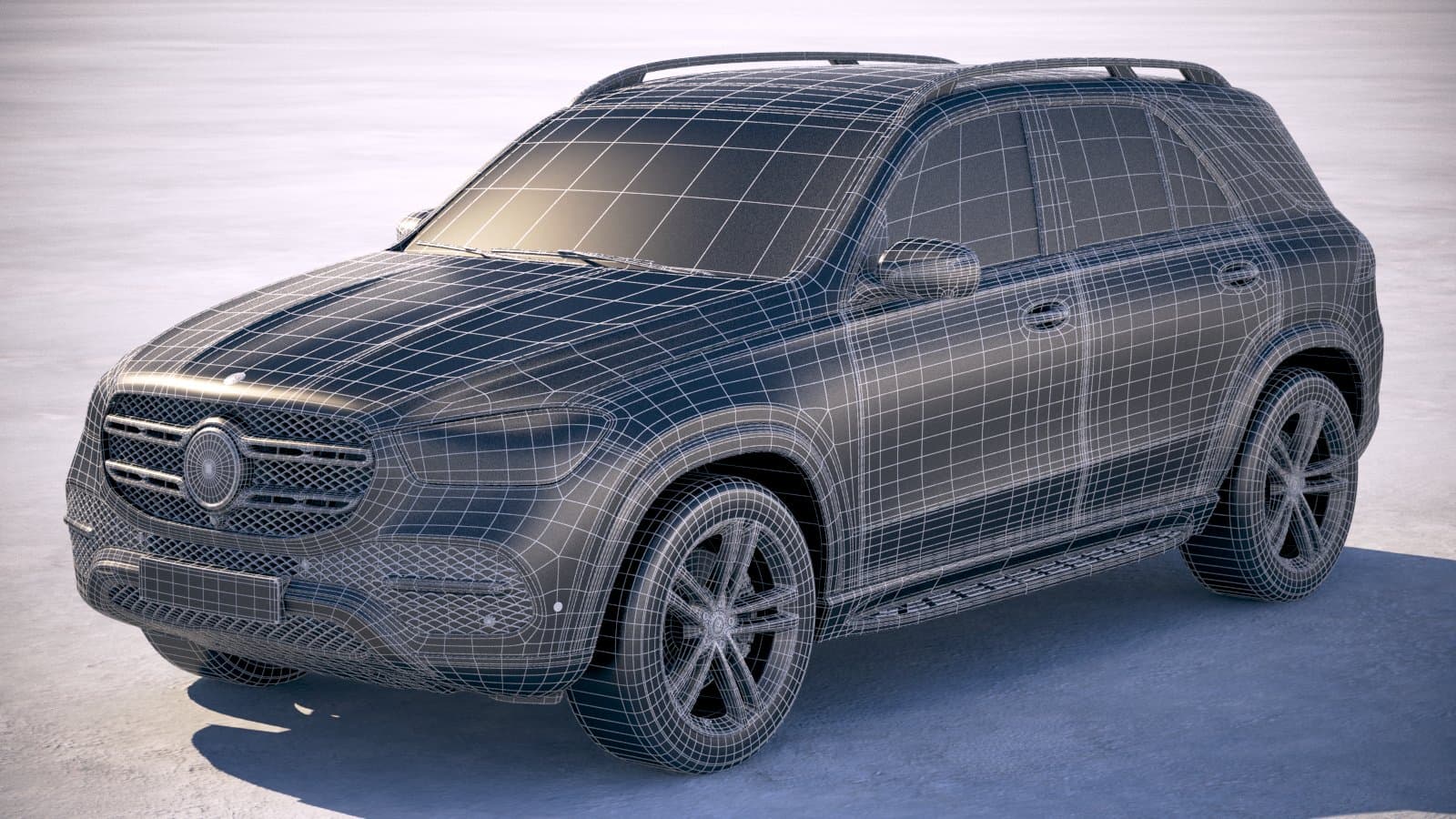 Mercedes Benz GLE 2020 - 3D Model by SQUIR