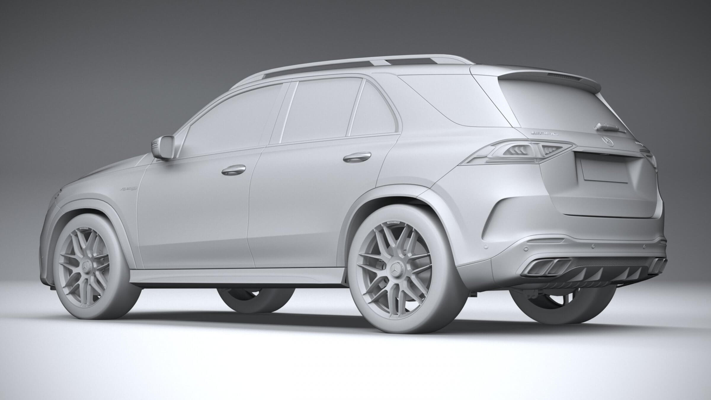 Mercedes-Benz GLE 63 AMG 2021 3D Model by SQUIR