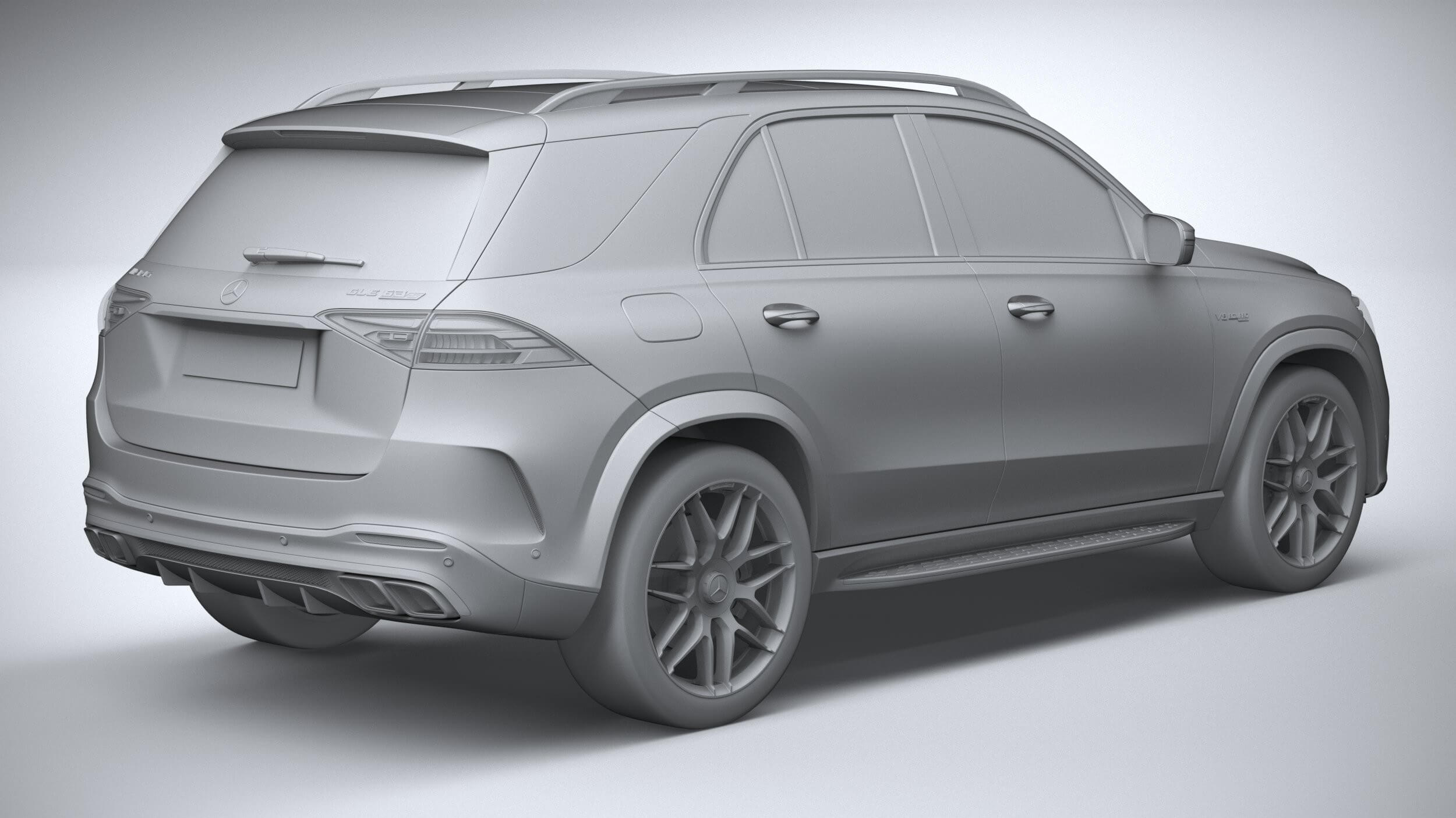 Mercedes-Benz GLE 63 AMG 2024 3D Model by SQUIR