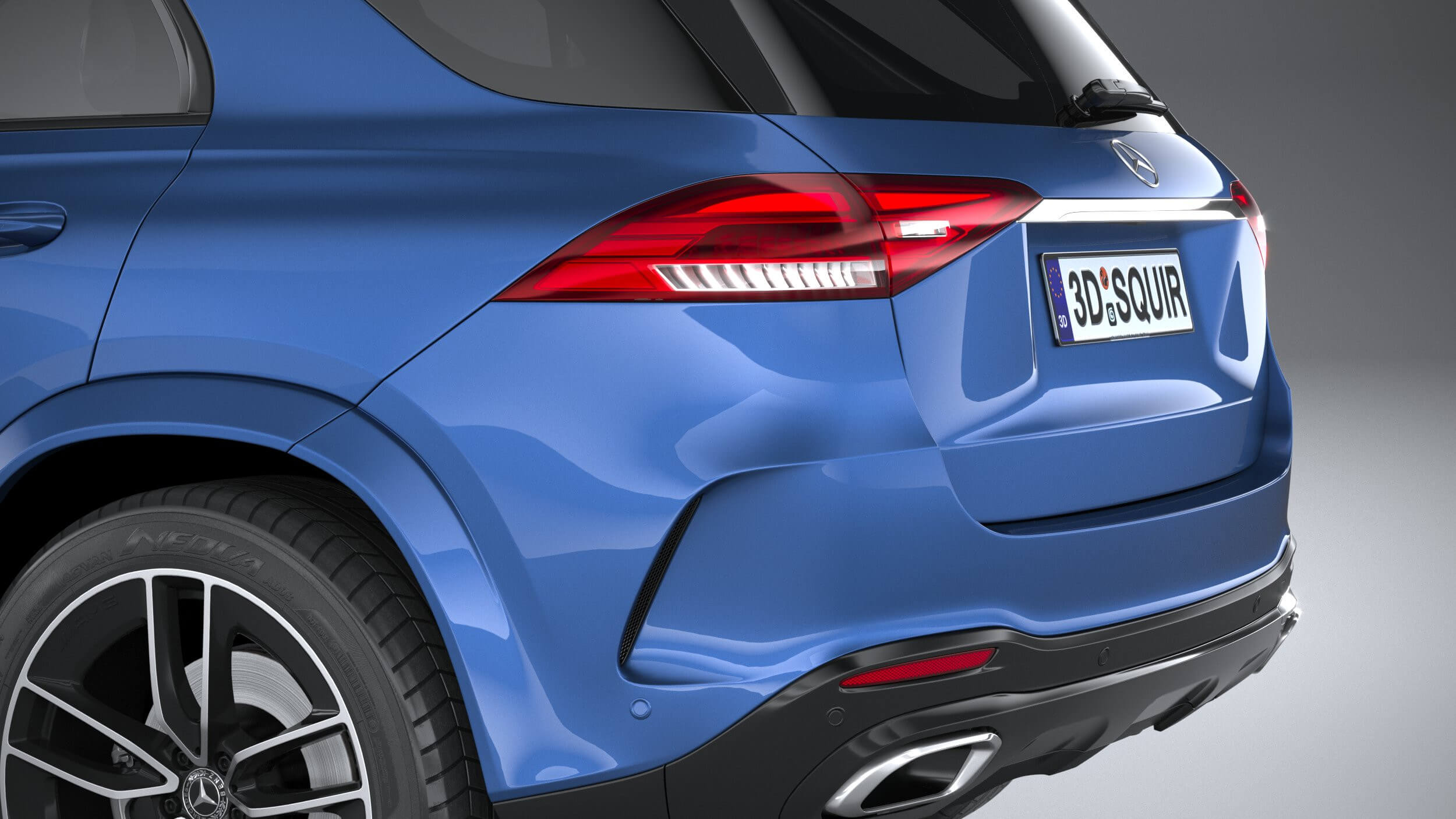 Mercedes-Benz GLE AMG-Line 2024 3D Model by SQUIR