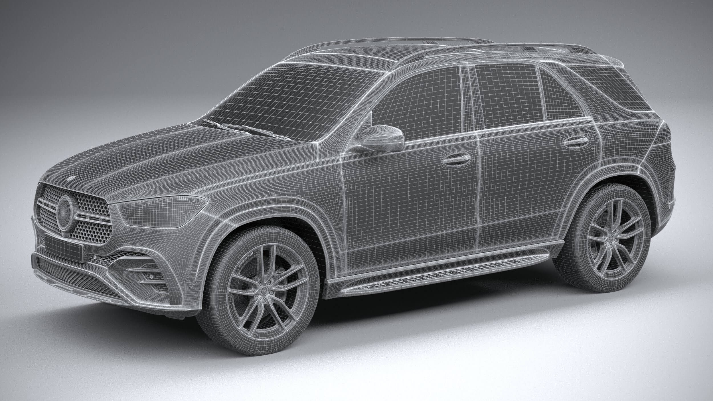 Mercedes-Benz GLE AMG-Line 2024 3D Model by SQUIR