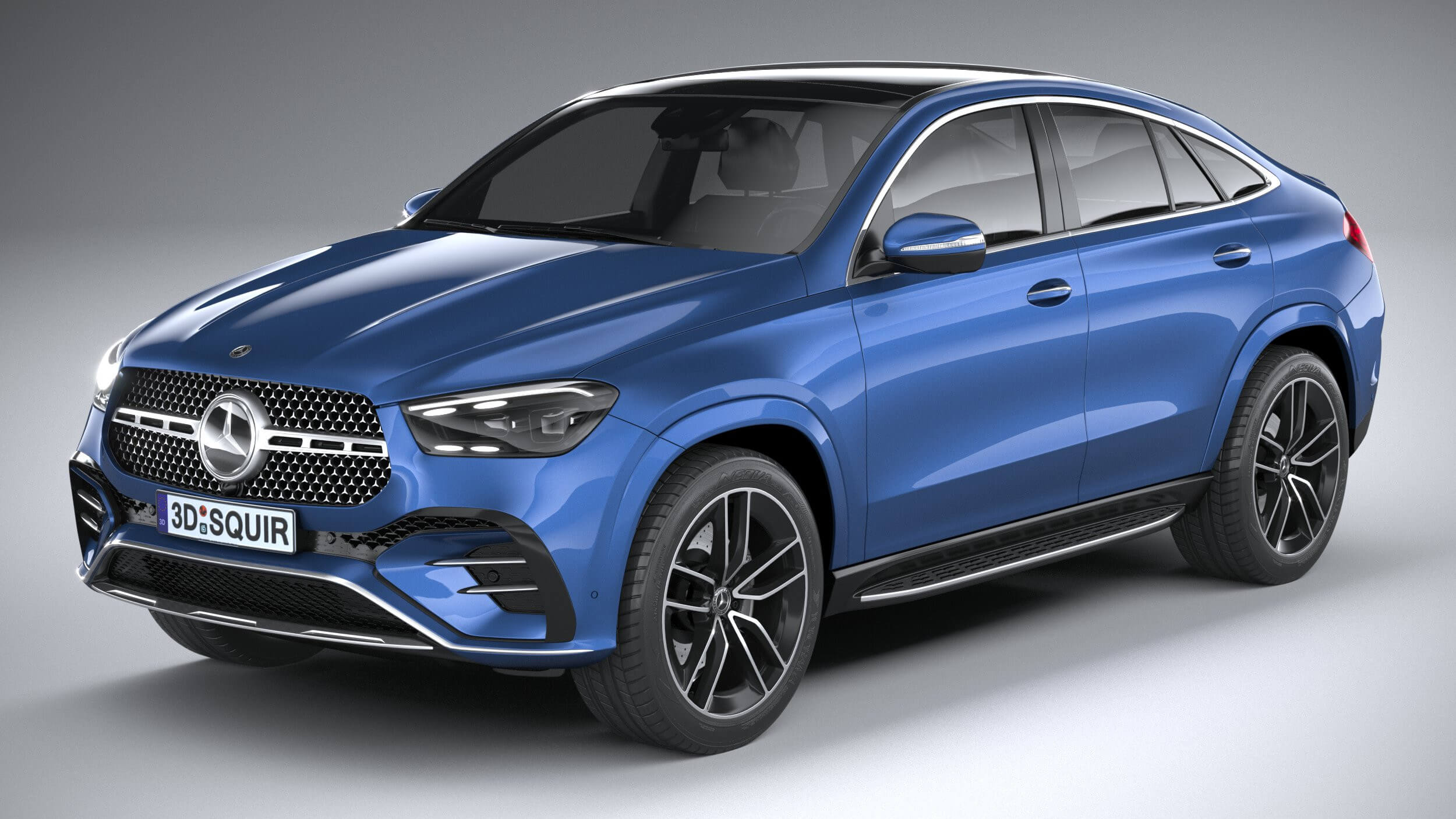 Mercedes-Benz GLE AMG-Line Coupe 2024 3D Model by SQUIR