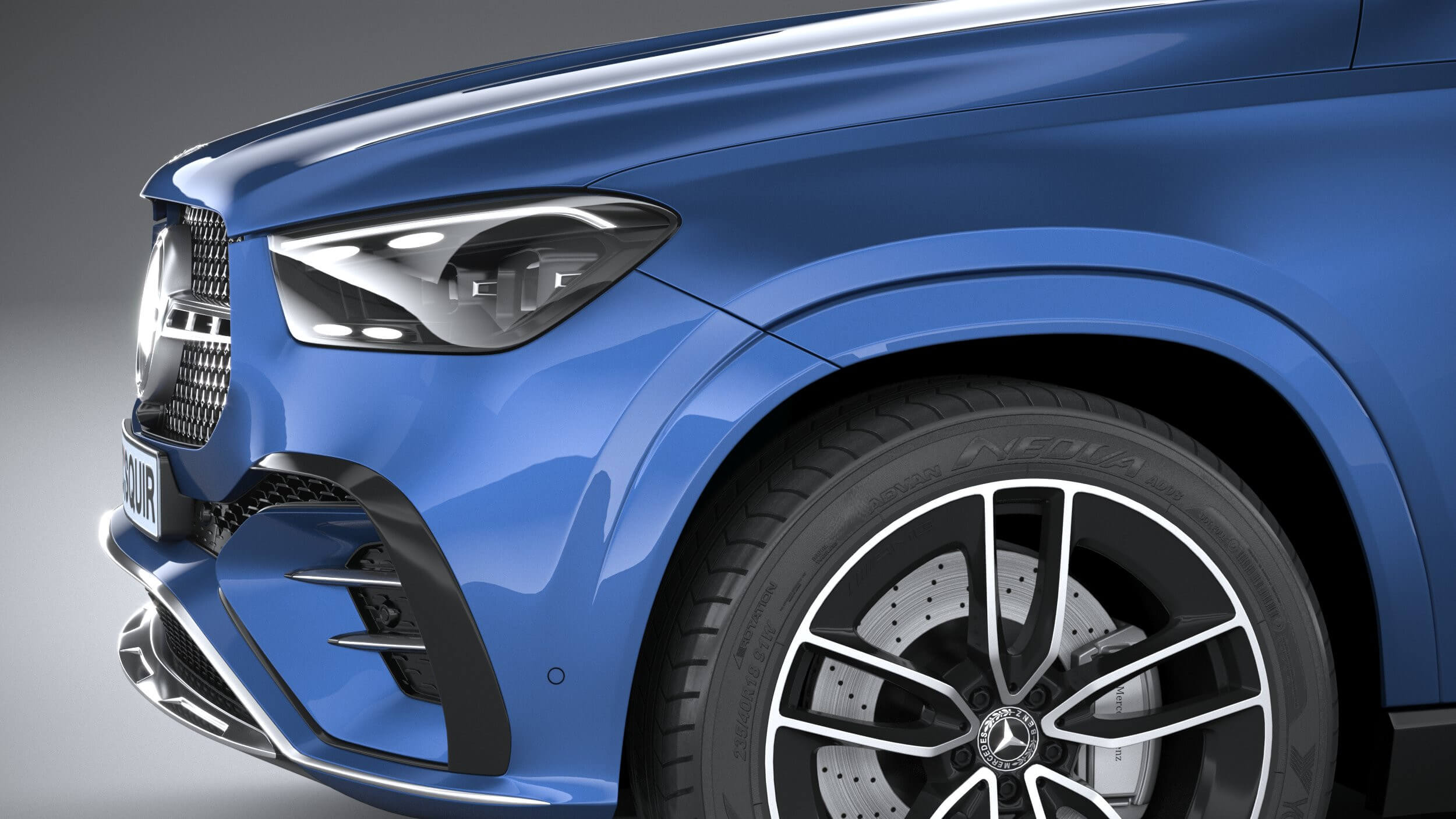 Mercedes-Benz GLE AMG-Line Coupe 2024 3D Model by SQUIR