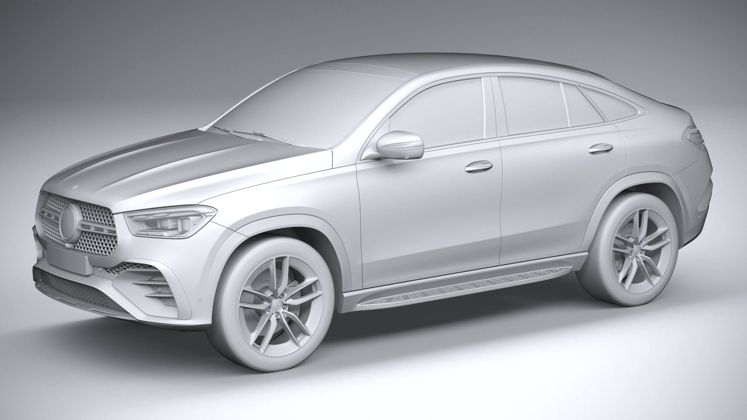 Mercedes-Benz GLE AMG-Line Coupe 2024 3D Model by SQUIR