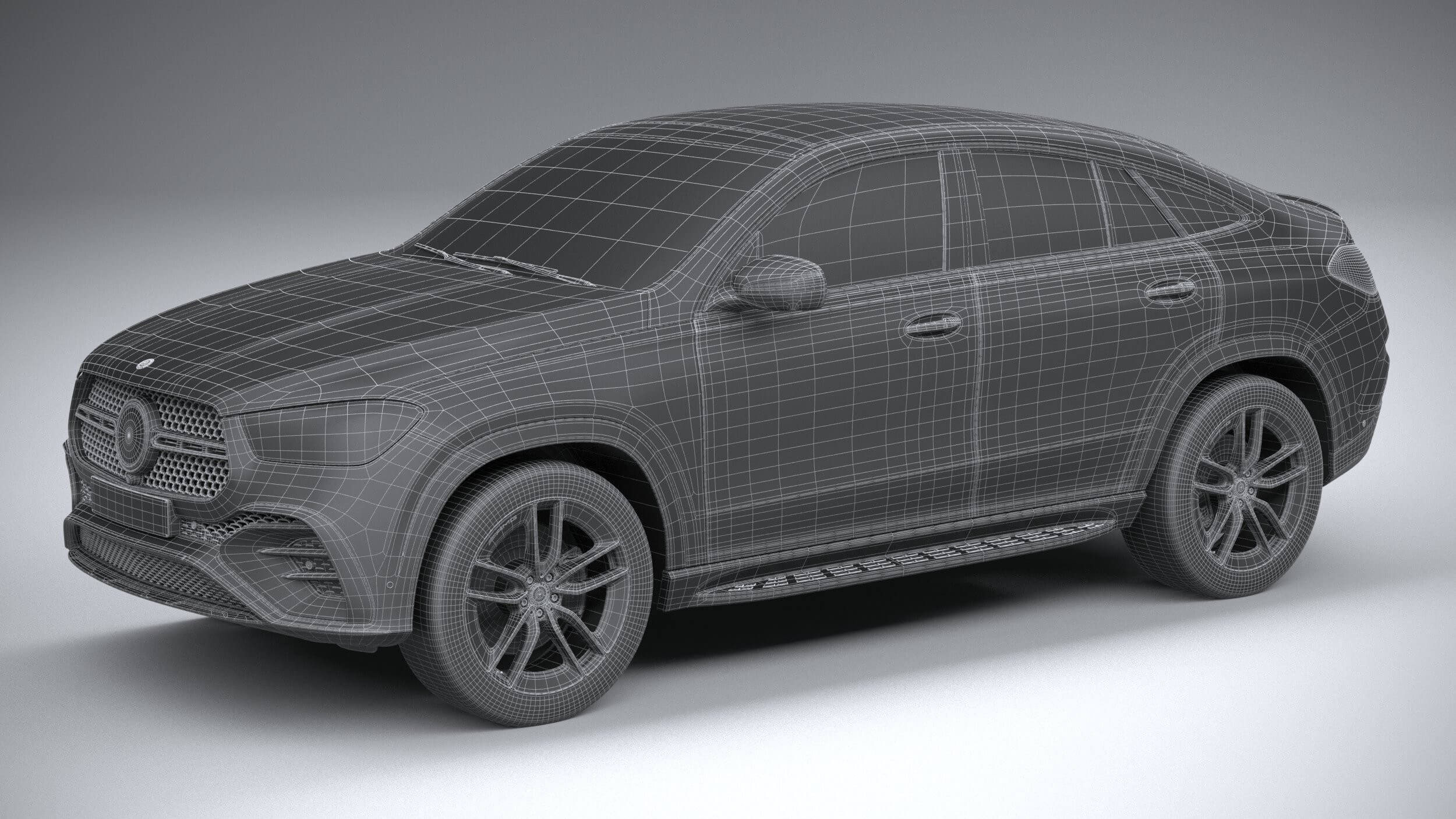 Mercedes-Benz GLE AMG-Line Coupe 2024 3D Model by SQUIR