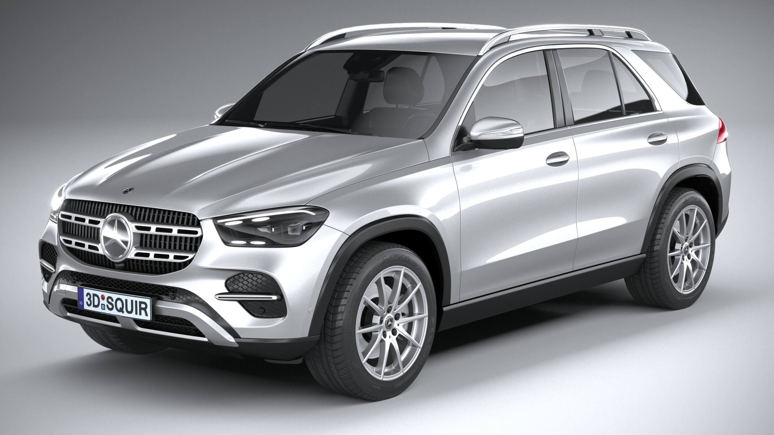 Mercedes-Benz GLE Basic 2024 3D Model by SQUIR