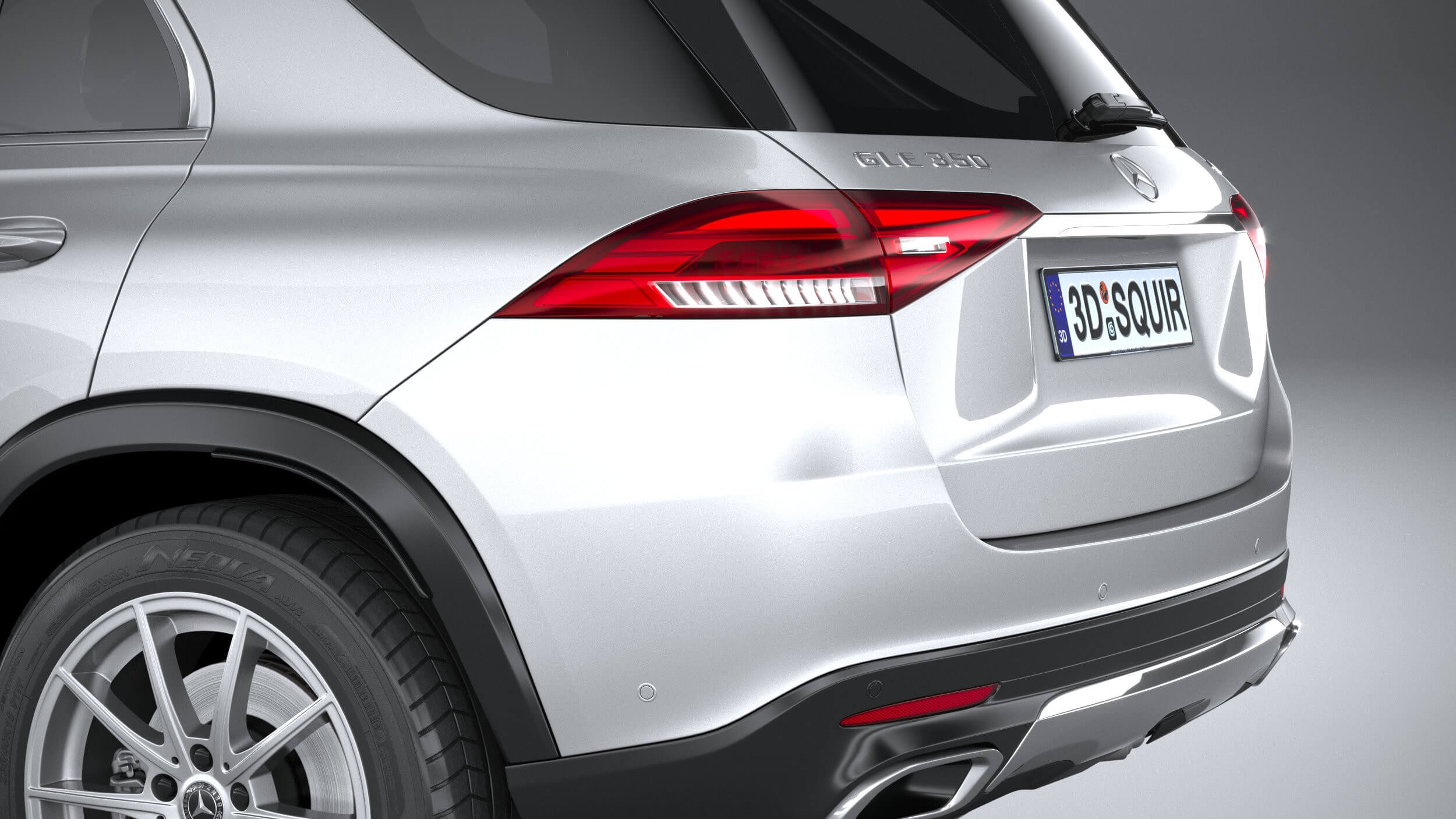 Mercedes-Benz GLE Basic 2024 3D Model by SQUIR