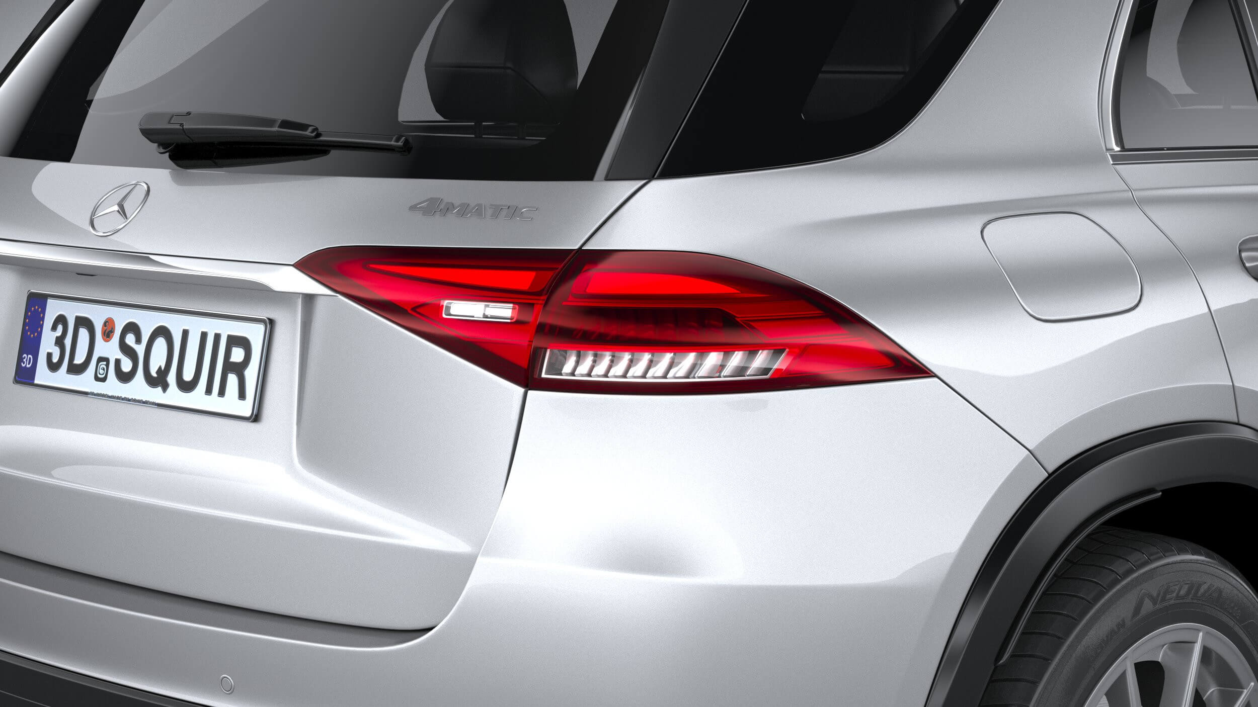 Mercedes-Benz GLE Basic 2024 3D Model by SQUIR