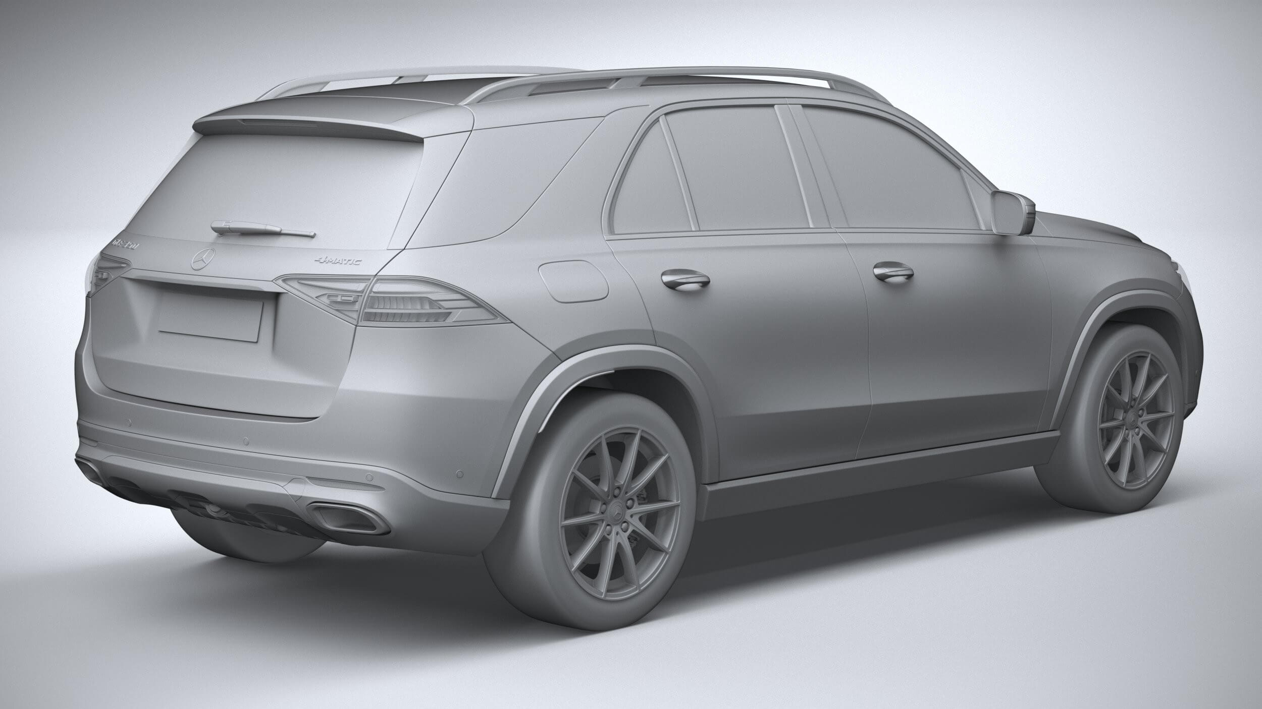 Mercedes-Benz GLE Basic 2024 3D Model by SQUIR