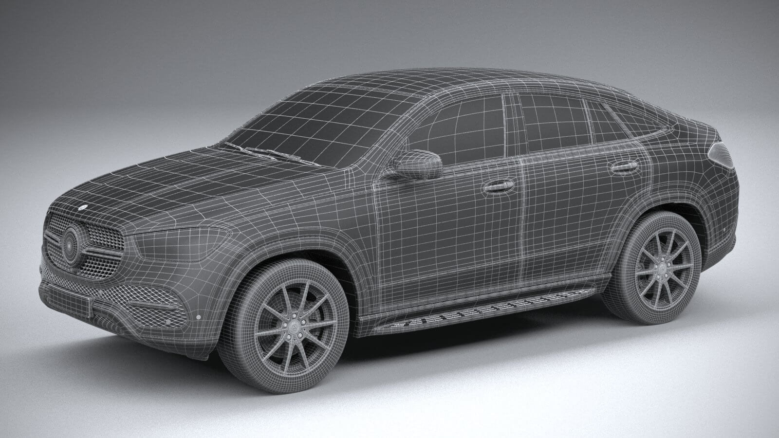 Mercedes-Benz GLE Coupe 2020 3D Model by SQUIR