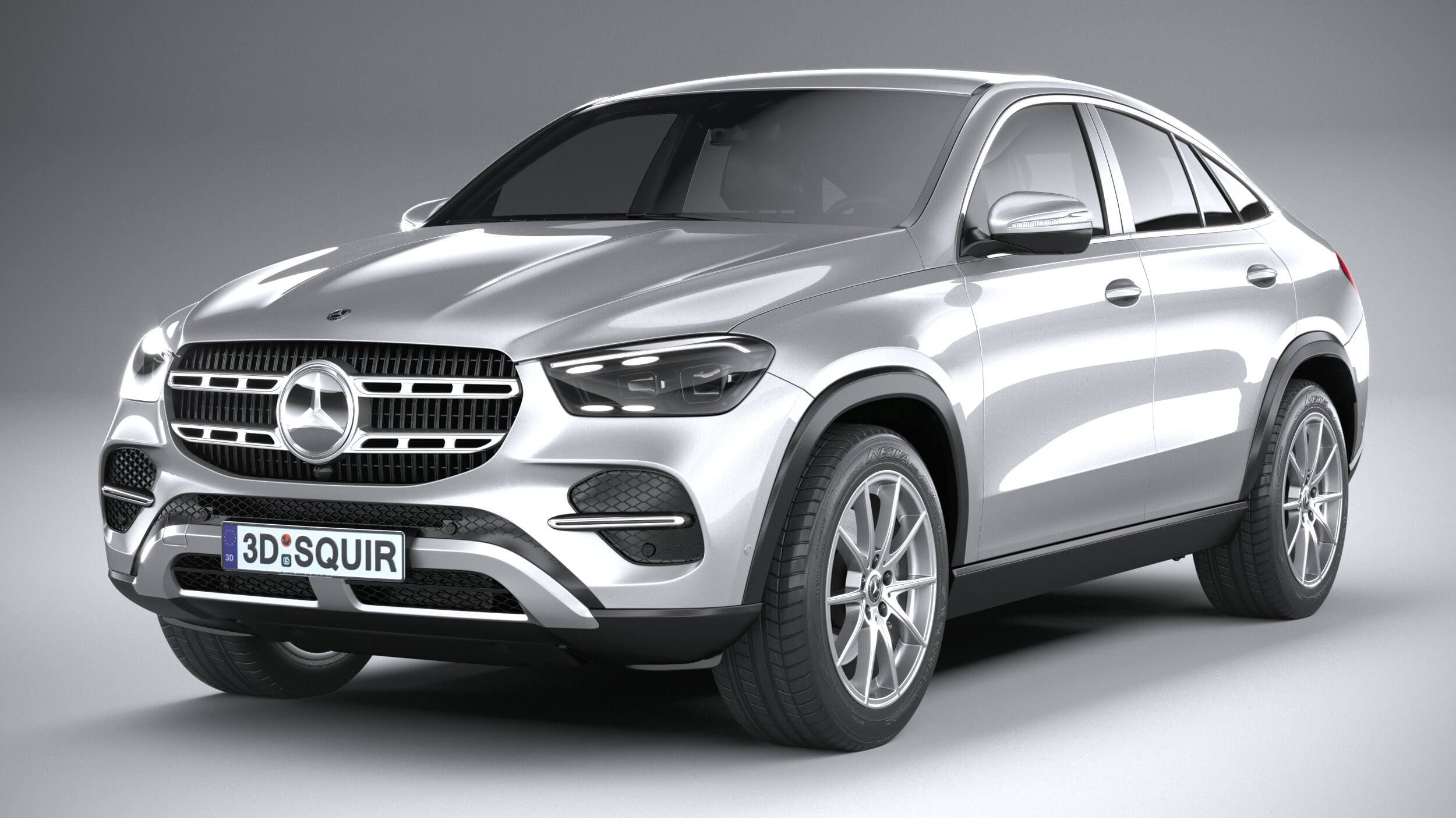 Mercedes-Benz GLE Coupe Basic 2024 3D Model by SQUIR