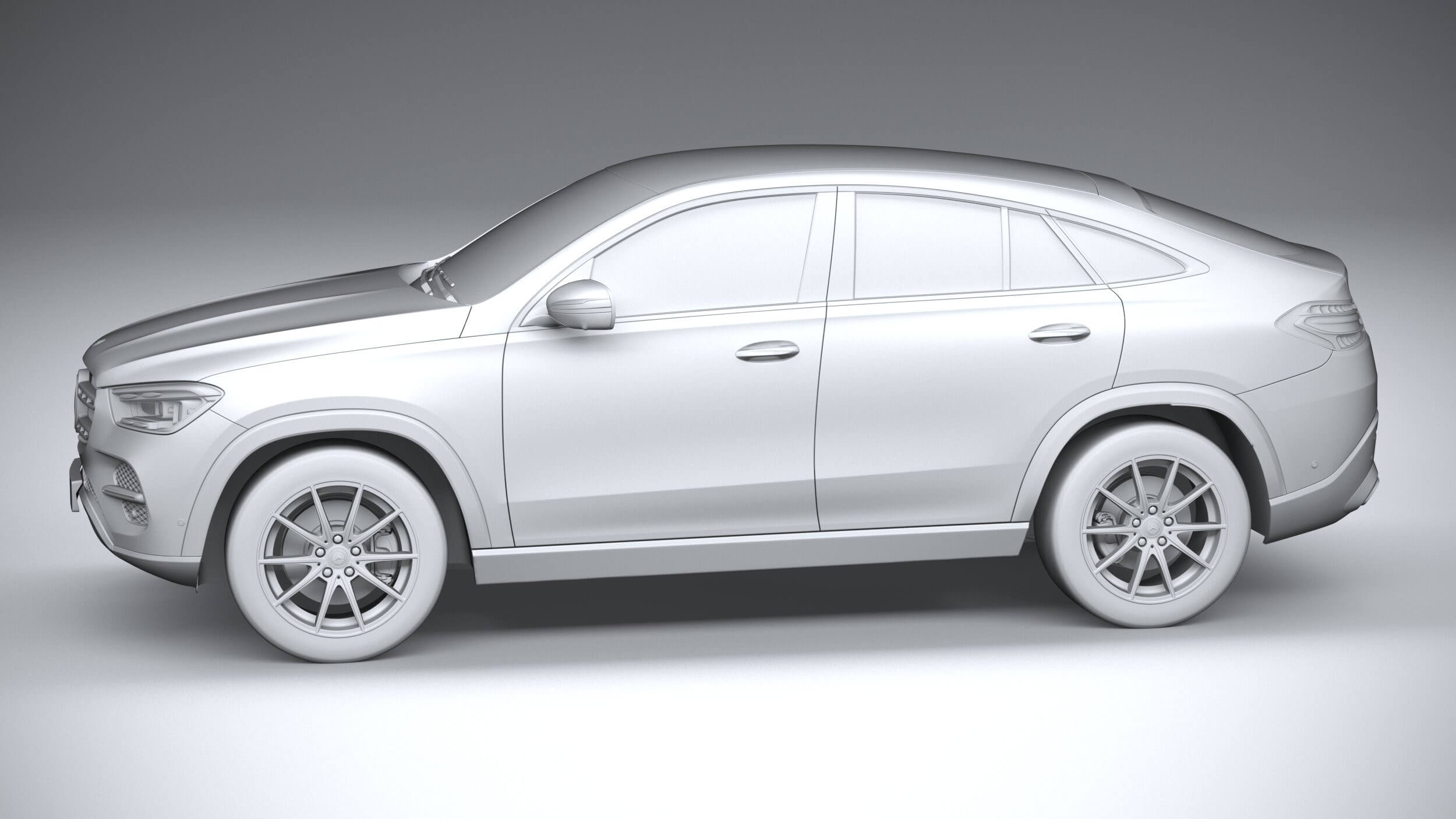 Mercedes-Benz GLE Coupe Basic 2024 3D Model by SQUIR
