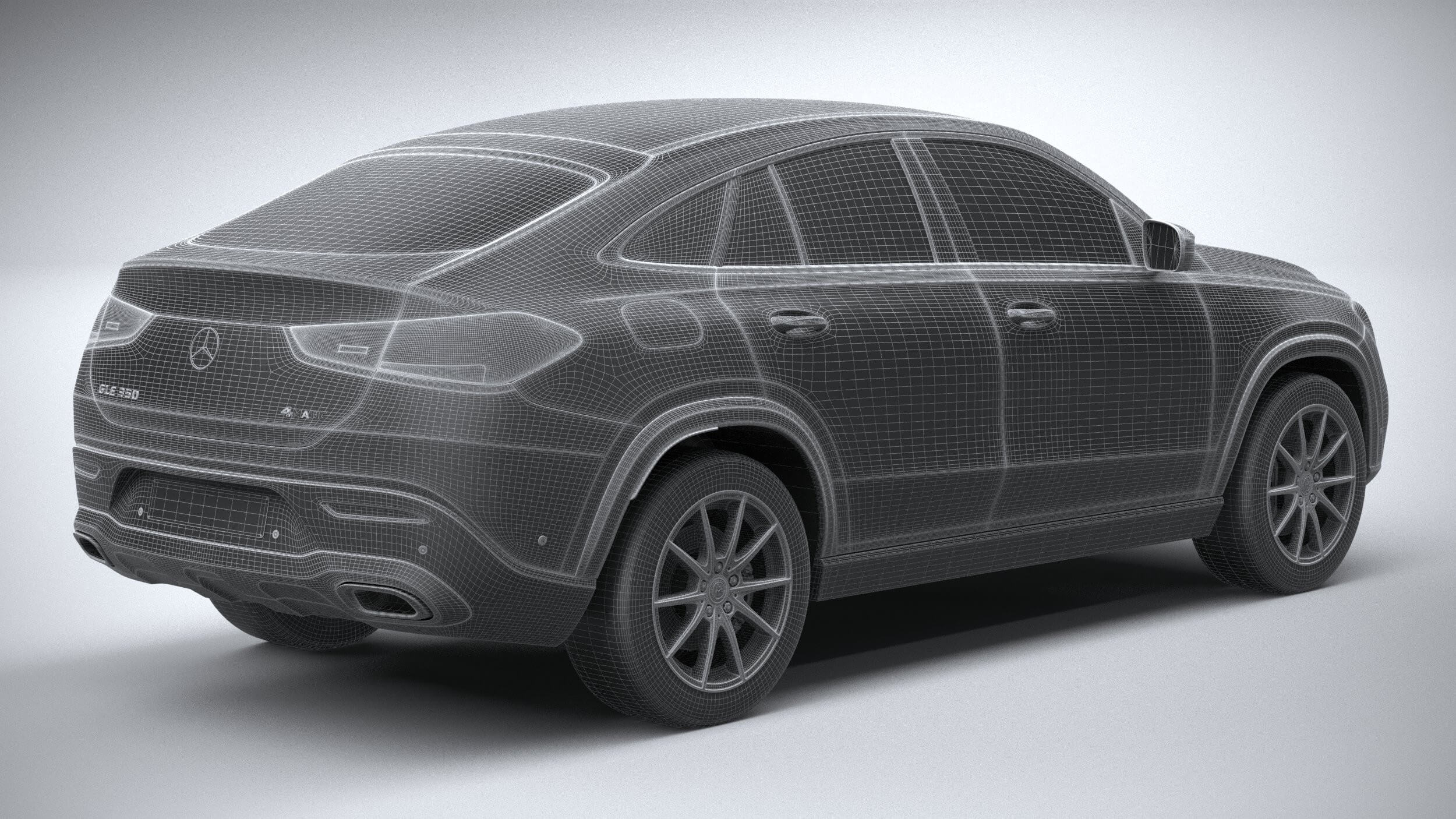 Mercedes-Benz GLE Coupe Basic 2024 3D Model by SQUIR
