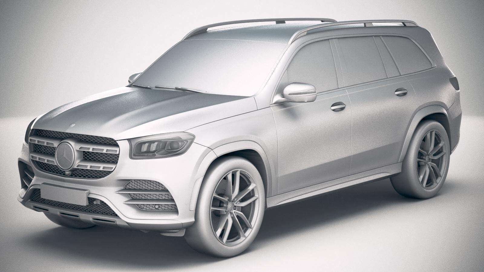 Mercedes-Benz GLS 2020 3D Model by SQUIR