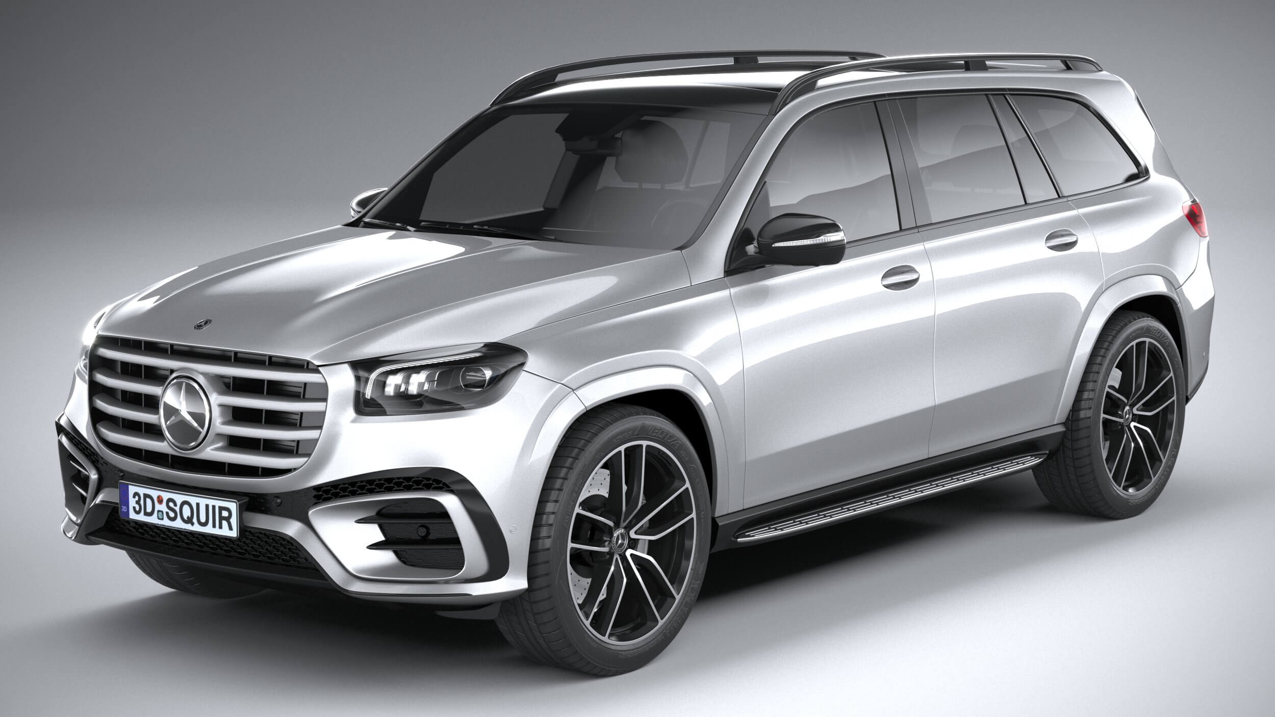 Mercedes-Benz GLS AMG Line 2024 3D Model by SQUIR