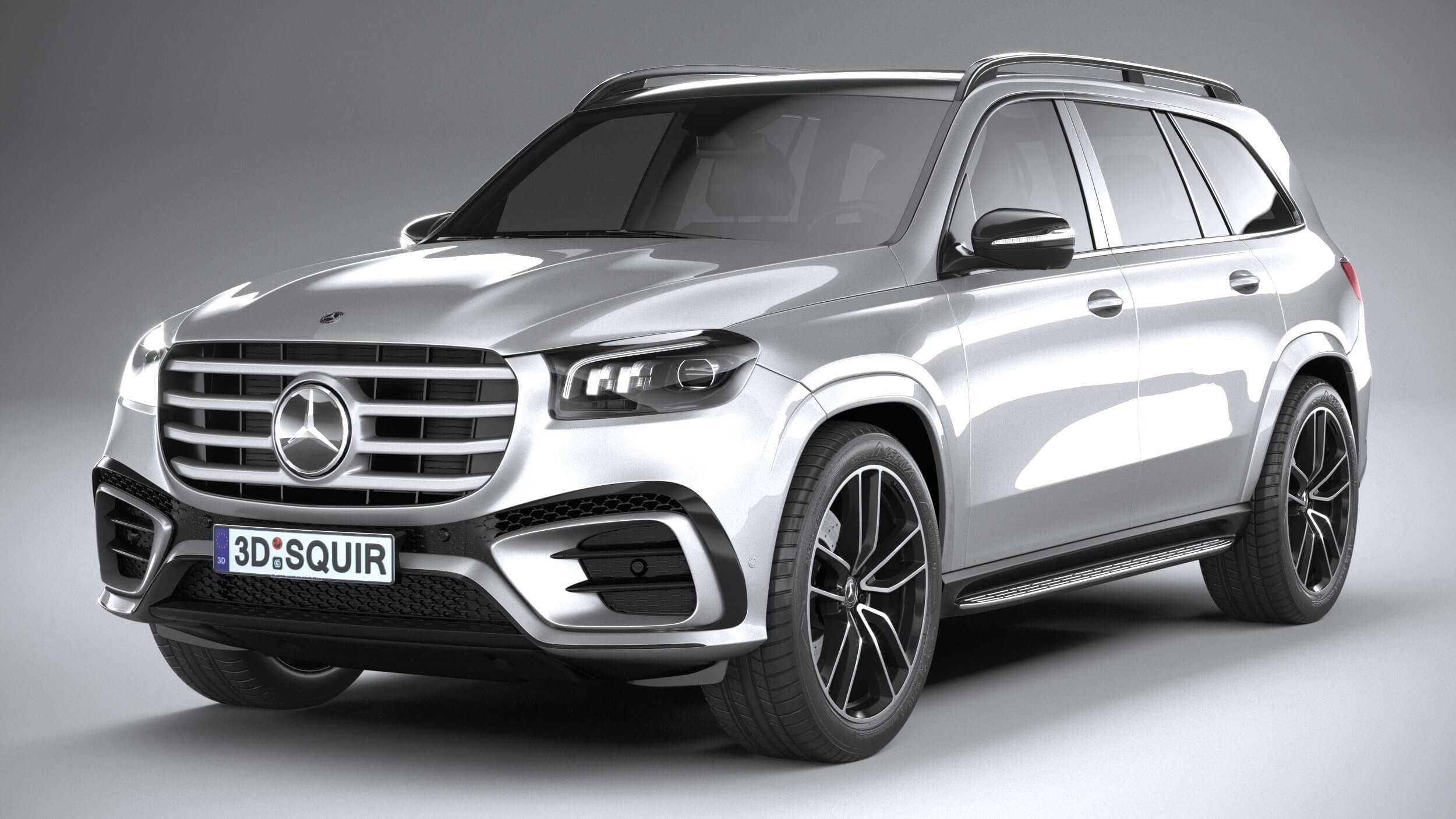 Mercedes-Benz GLS AMG Line 2024 3D Model by SQUIR