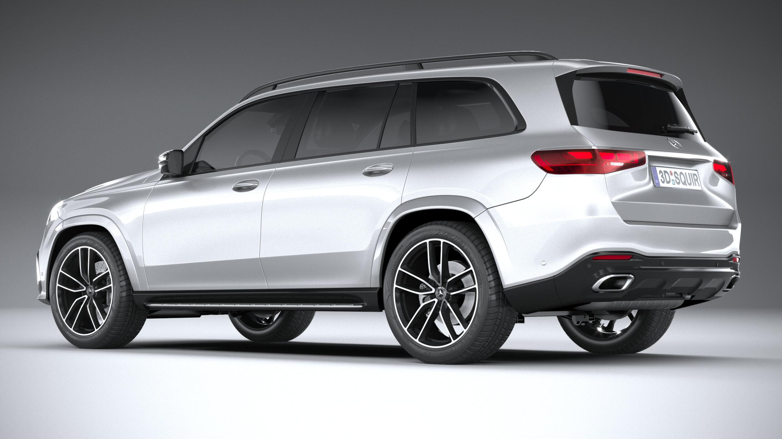 Mercedes-Benz GLS AMG Line 2024 3D Model by SQUIR
