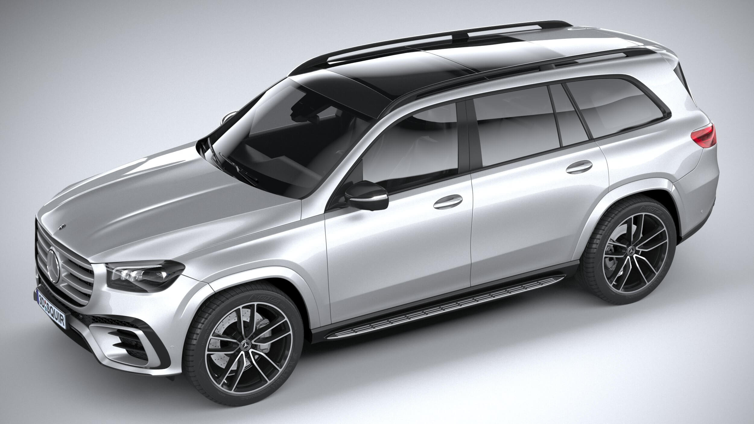 Mercedes-Benz GLS AMG Line 2024 3D Model by SQUIR