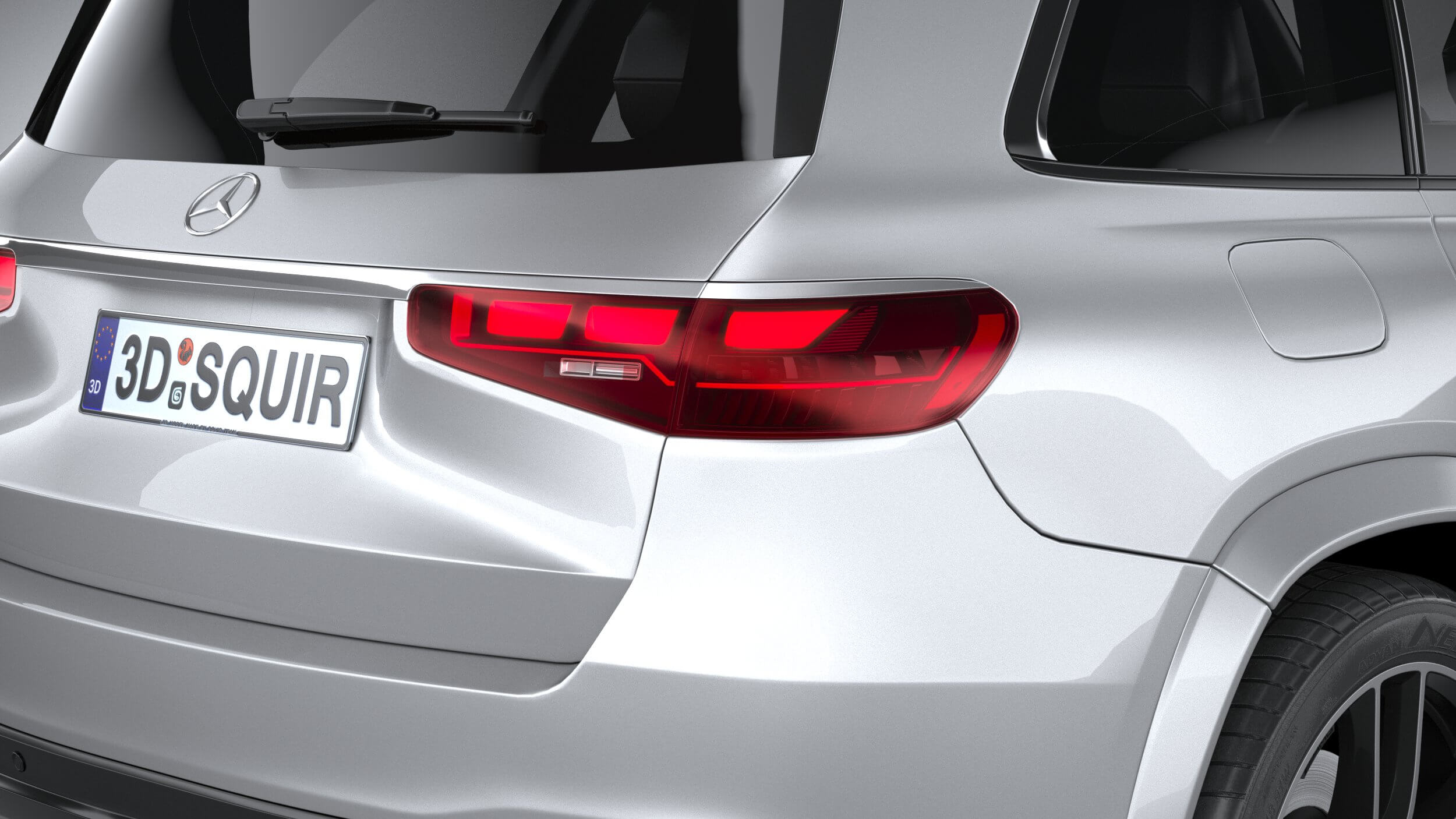 Mercedes-Benz GLS AMG Line 2024 3D Model by SQUIR