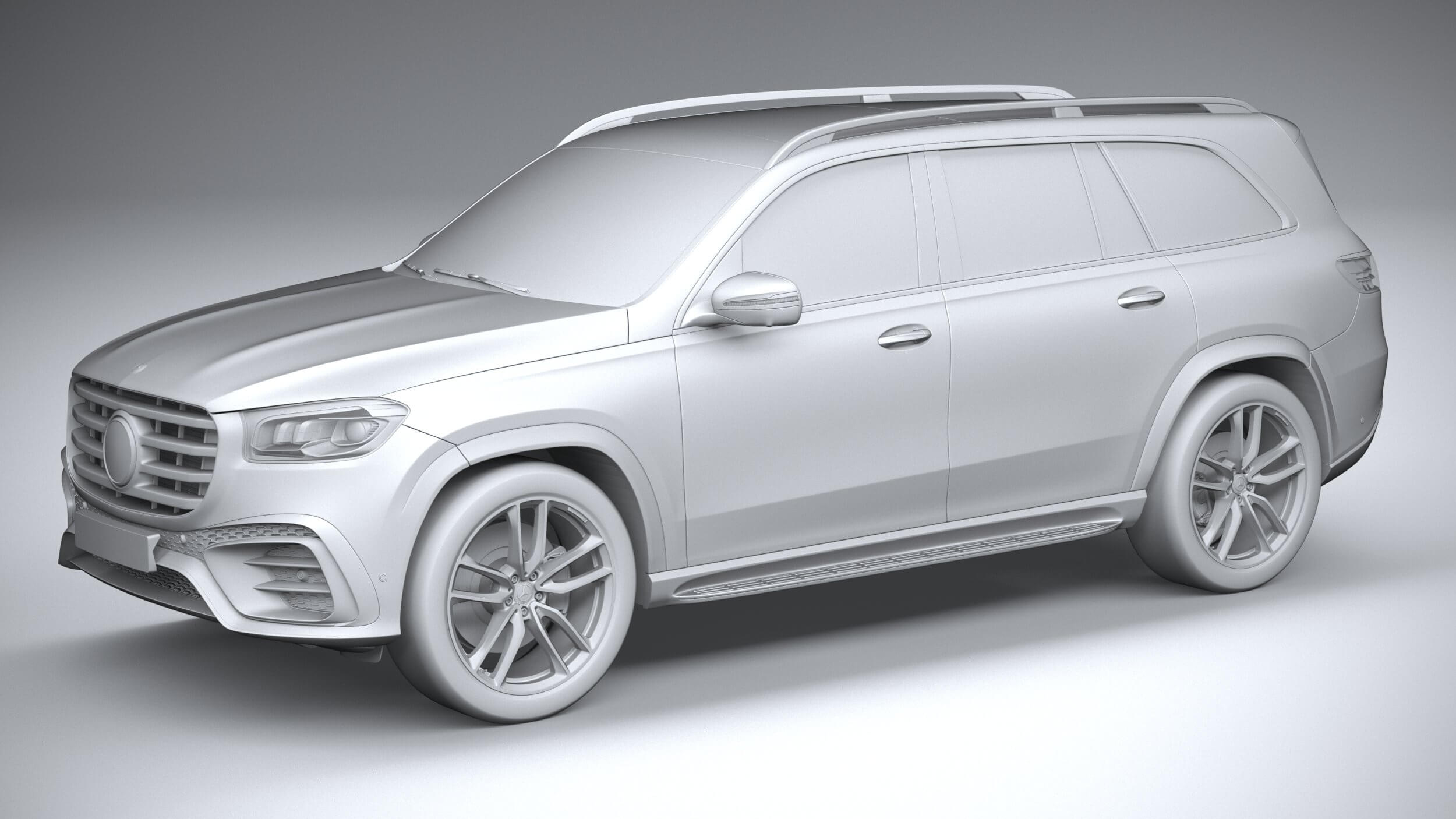 Mercedes-Benz GLS AMG Line 2024 3D Model by SQUIR