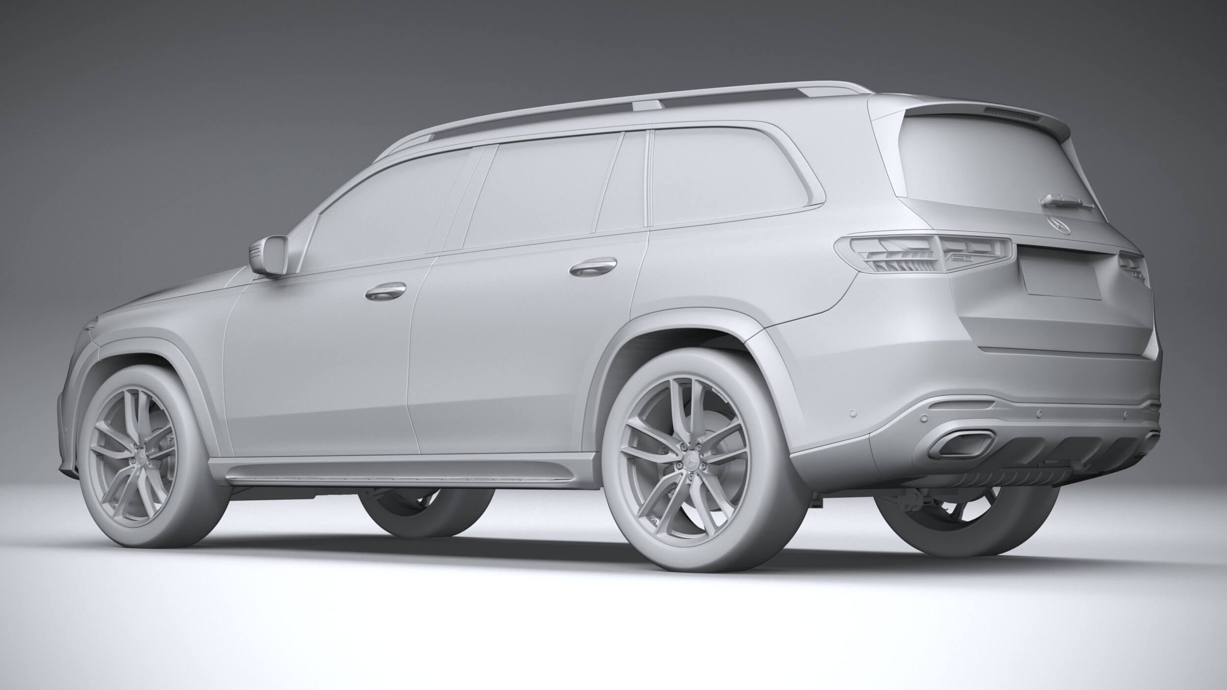 Mercedes-Benz GLS AMG Line 2024 3D Model by SQUIR