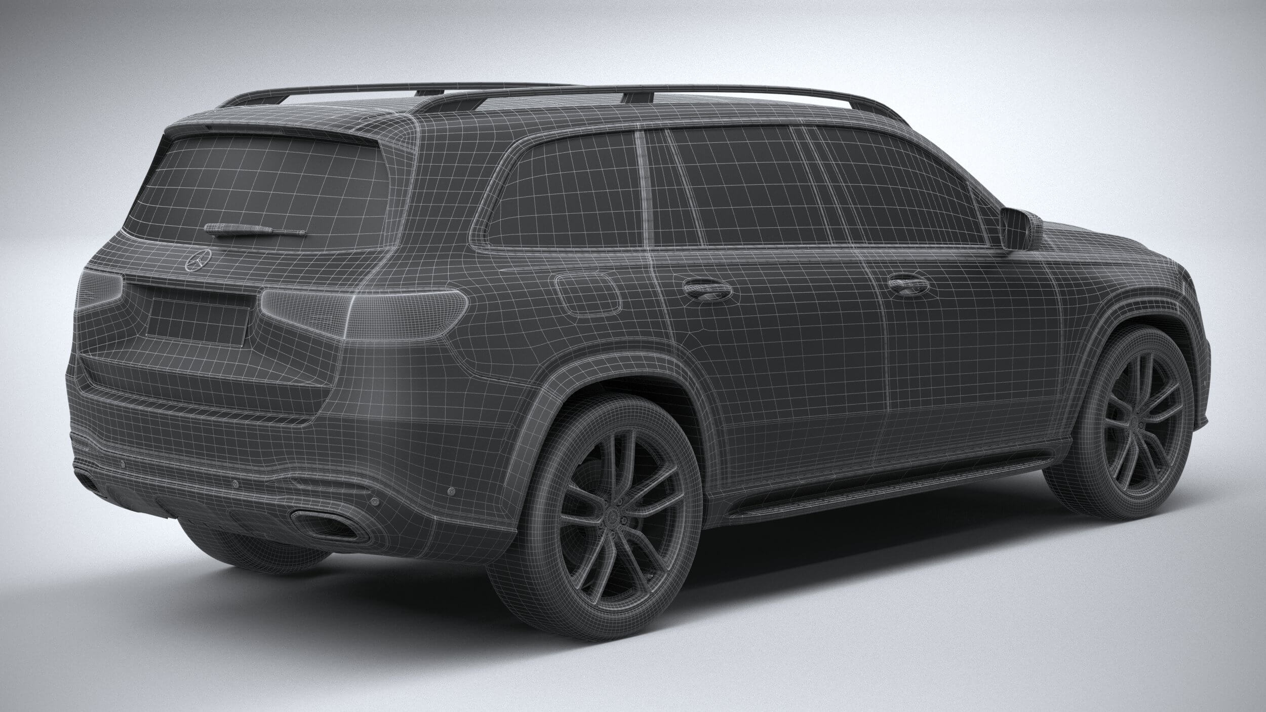 Mercedes-Benz GLS AMG Line 2024 3D Model by SQUIR