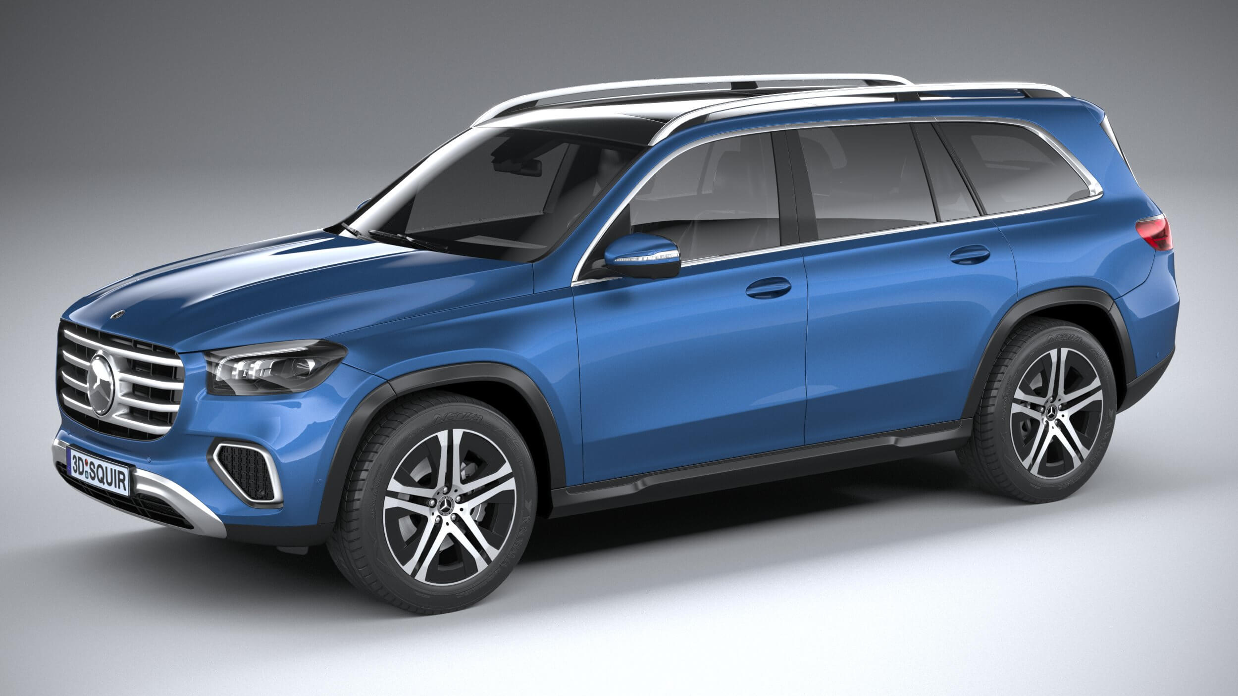 Mercedes-Benz GLS Basic 2024 3D Model by SQUIR