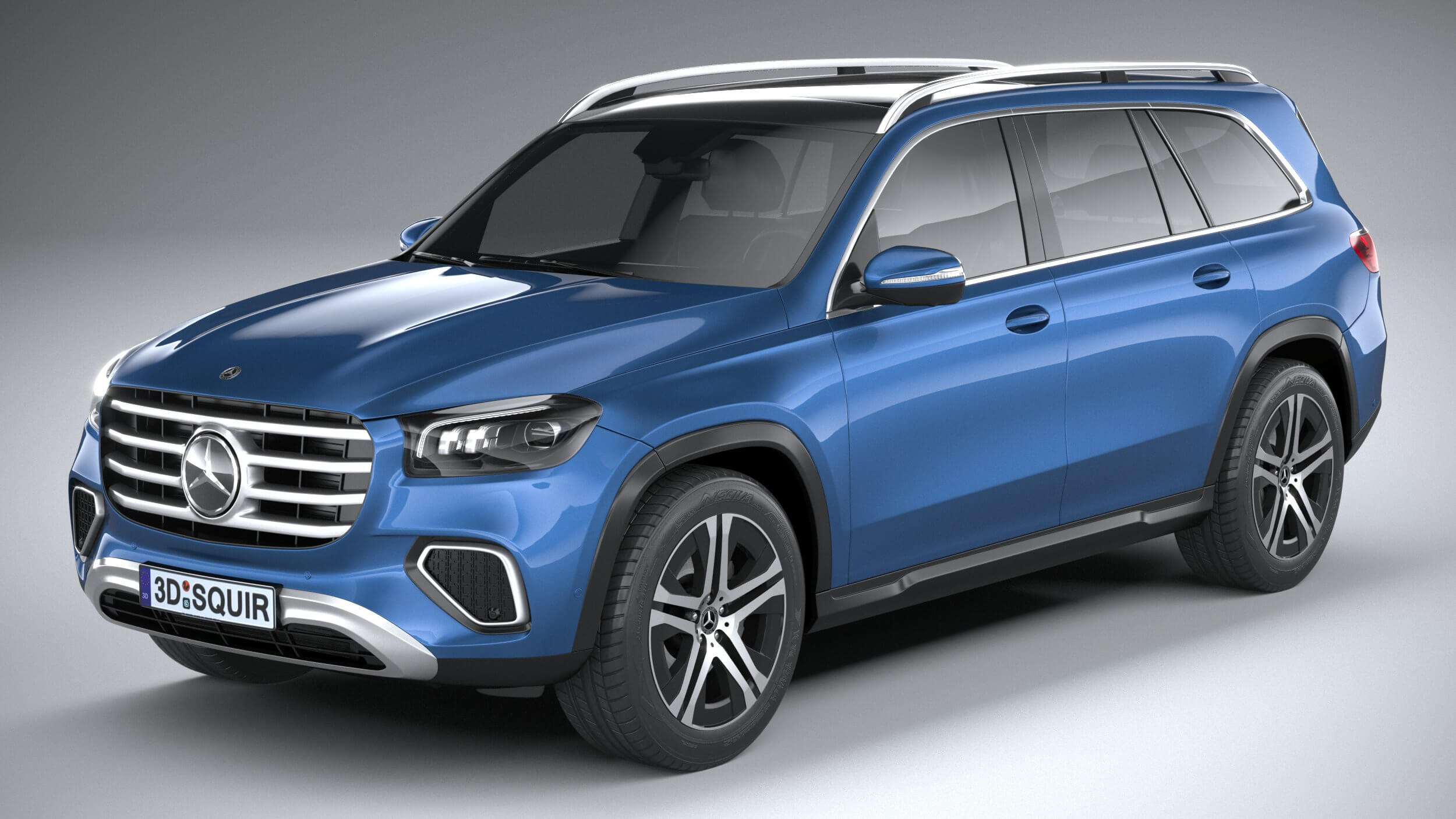 Mercedes-Benz GLS Basic 2024 3D Model by SQUIR