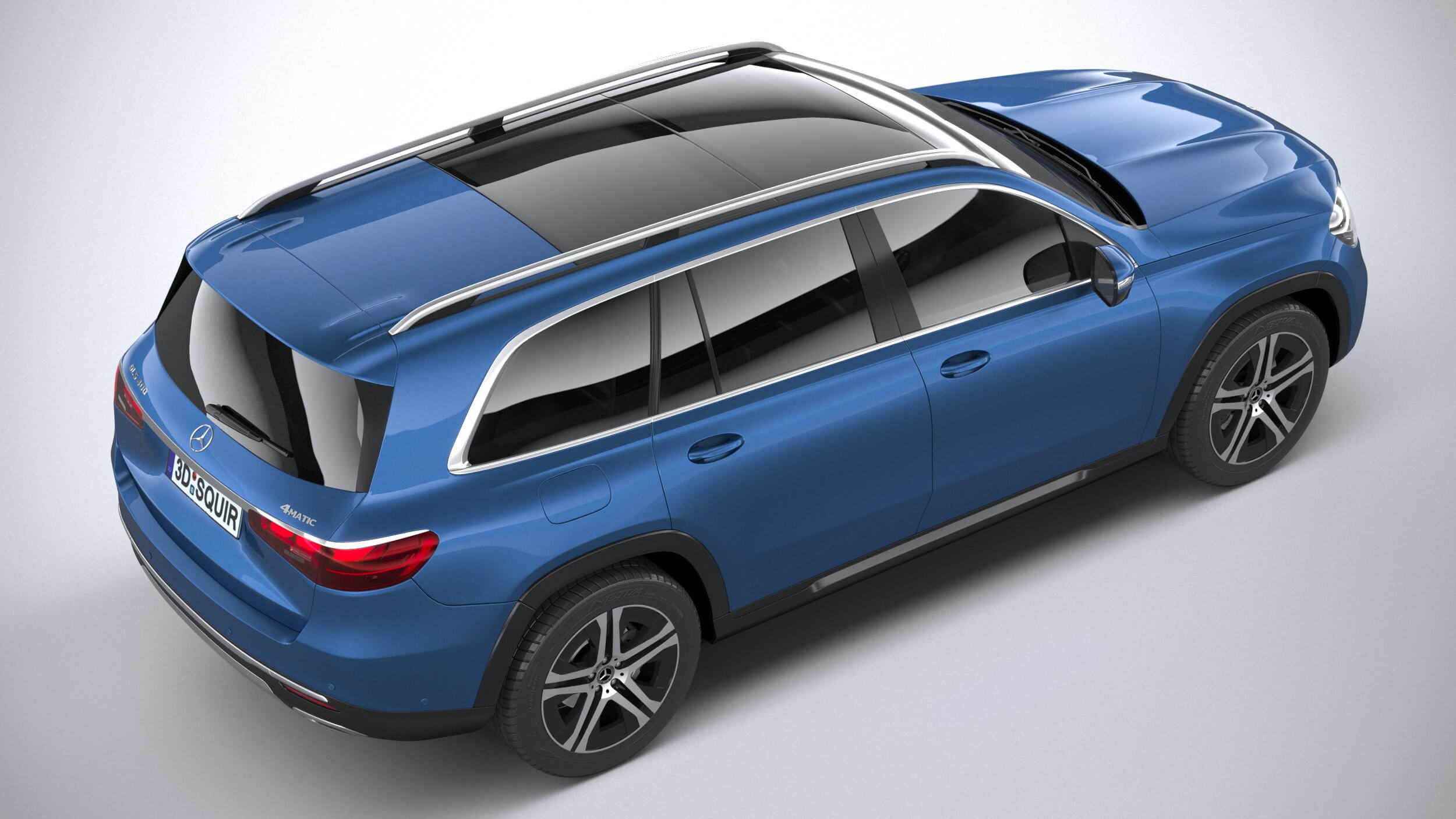 Mercedes-Benz GLS Basic 2024 3D Model by SQUIR